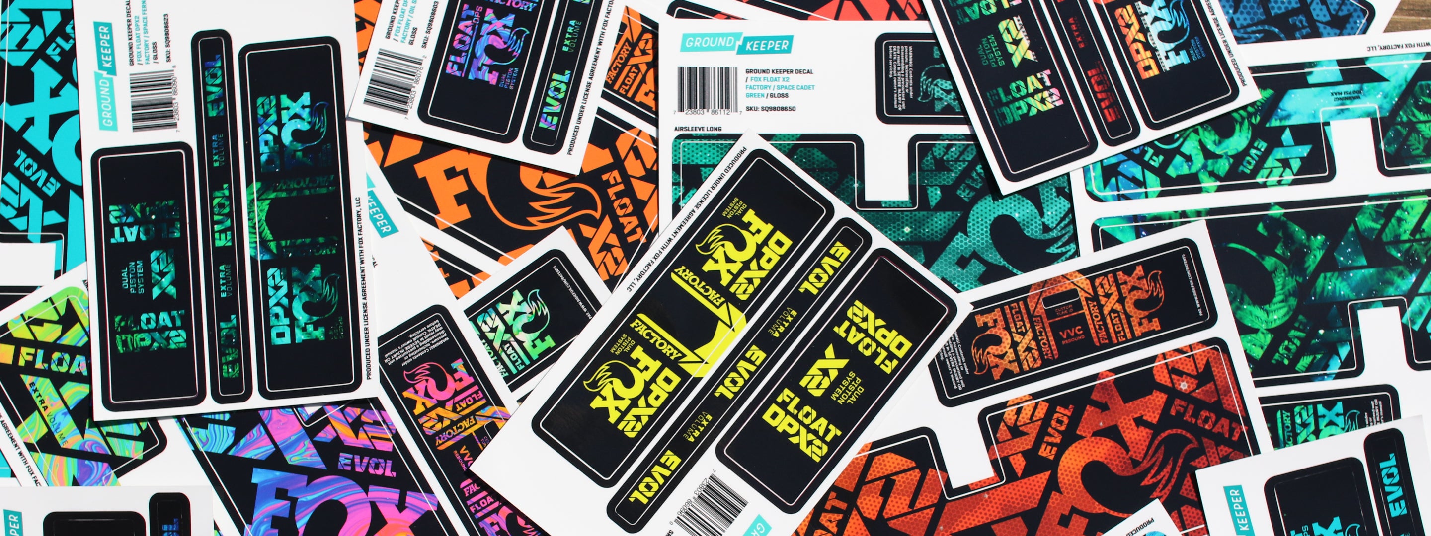 Fork and Shock Decal Stickers | Fox and Rockshox Decals – Ground Keeper ...