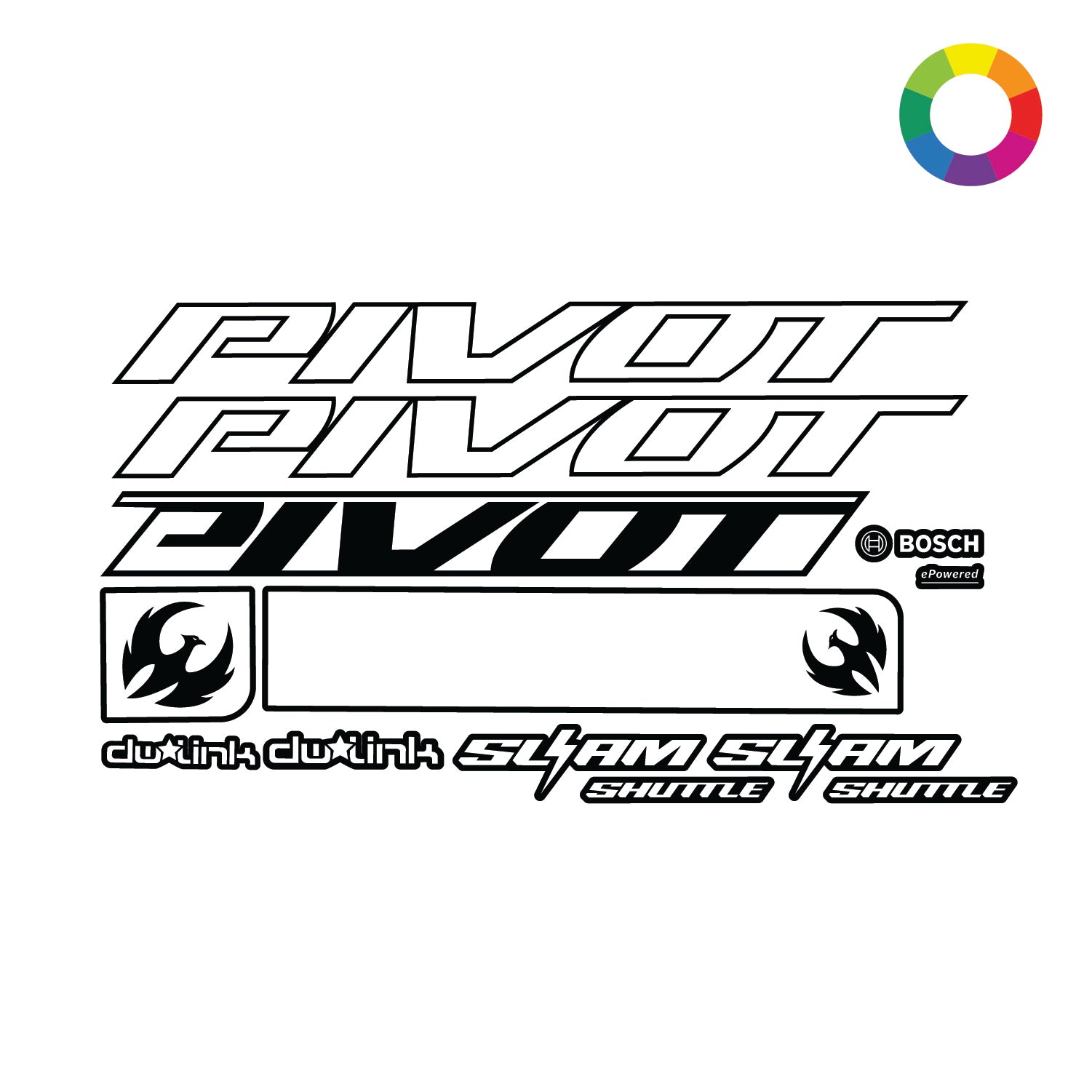 CUSTOM 2025 Pivot Shuttle SL/AM Size S Decal – Ground Keeper Custom