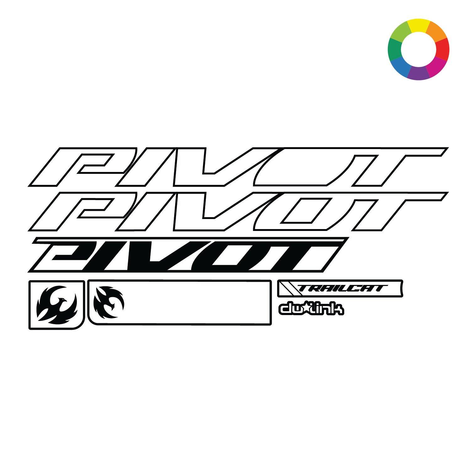 CUSTOM 2025 Pivot Trailcat Sizes M-L-XL Decal – Ground Keeper Custom