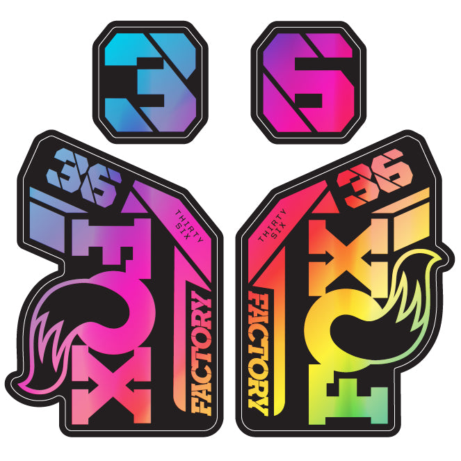 Metallic Fox 36 Factory Fork Decal – Ground Keeper Custom