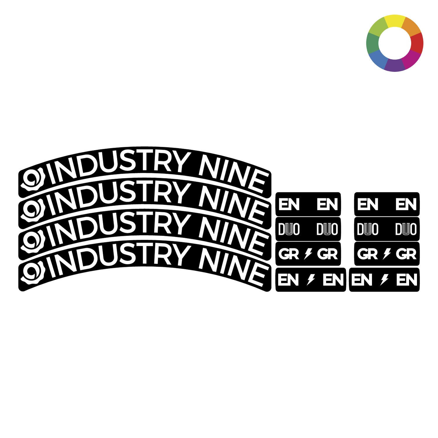 Custom i9 Enduro Carbon and DH Carbon Rim Decals | Fully Customizable ...