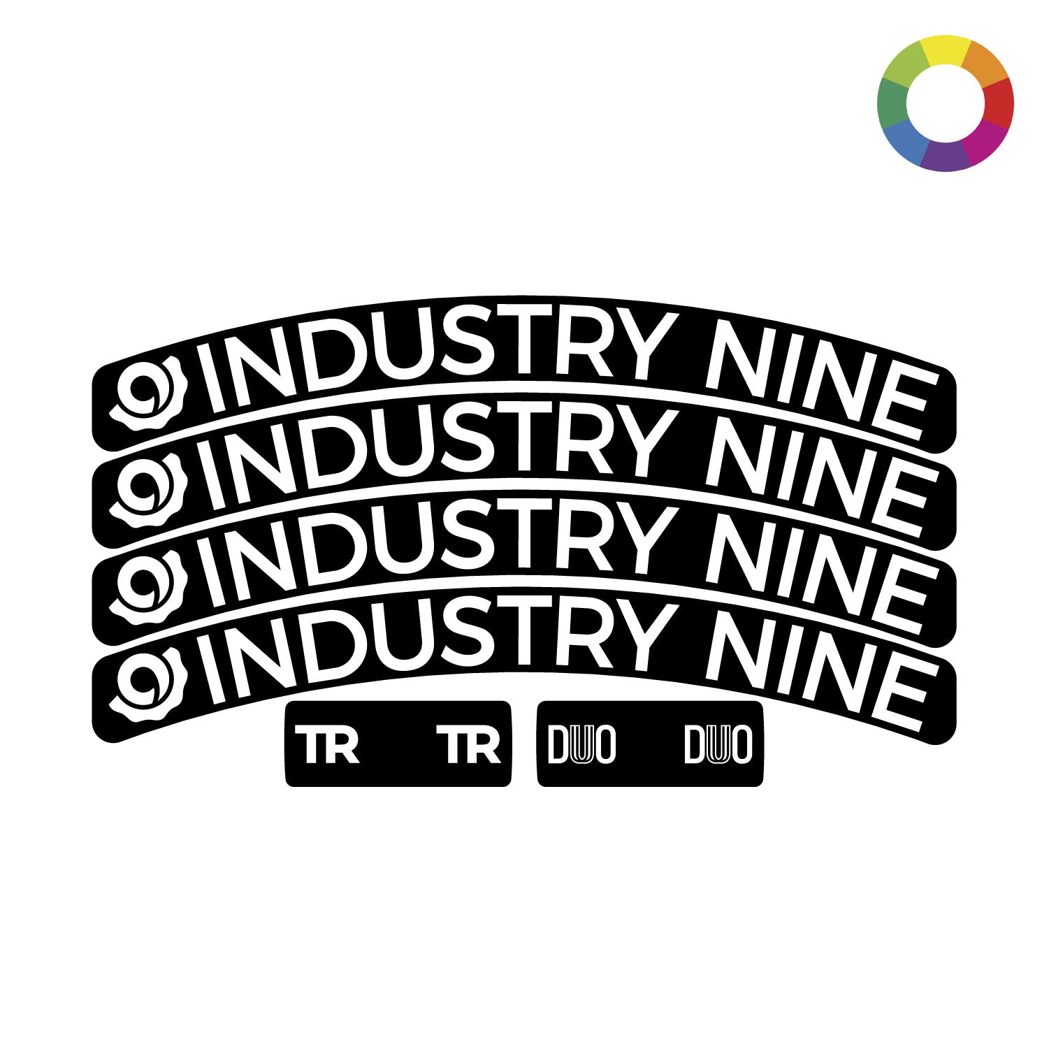 Industry Nine Hydra2 Trail Carbon & SOLiX Trail Carbon Rim Decals ...