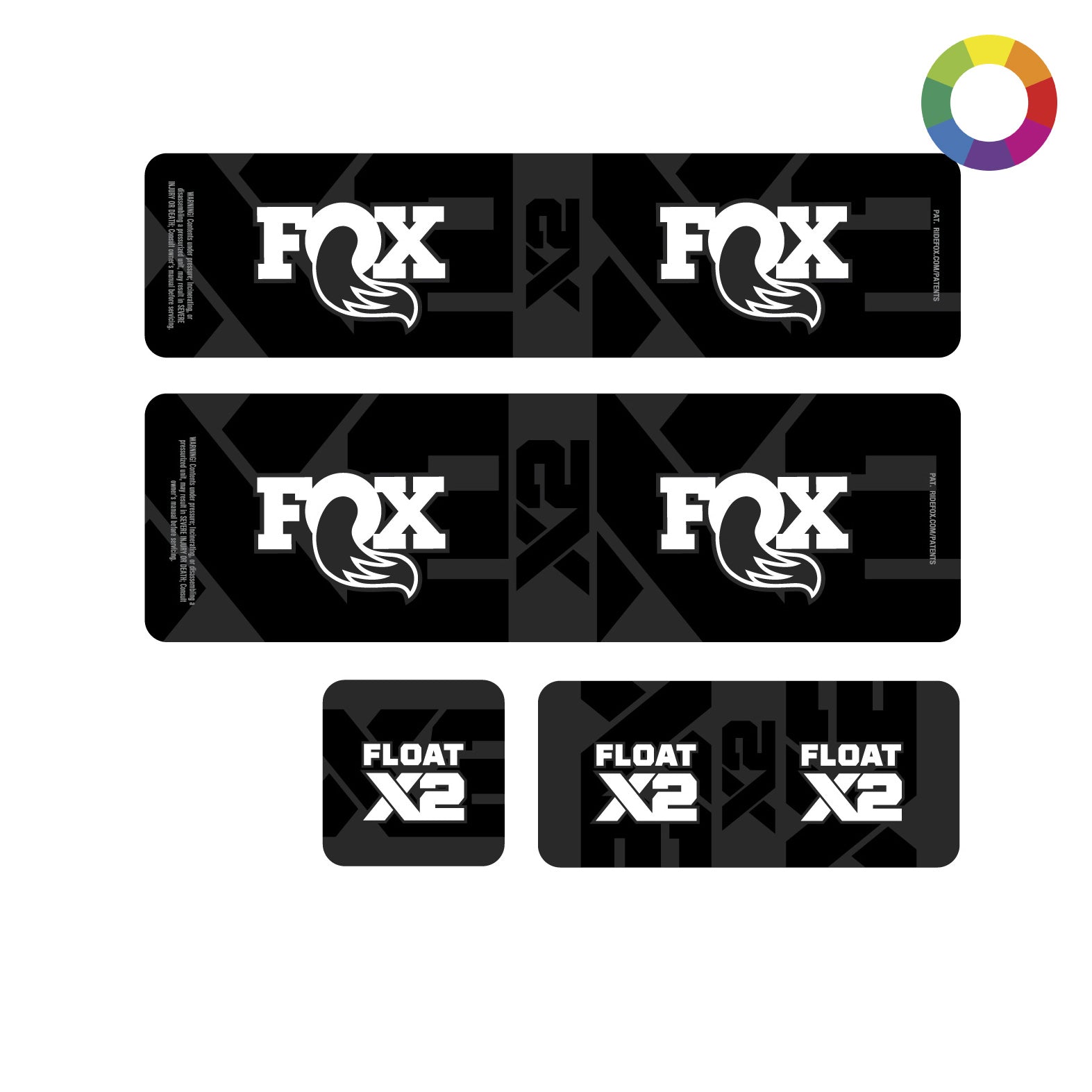 Ground Keeper Custom 2026 Fox Factory X2 Decals | Fully Customizable