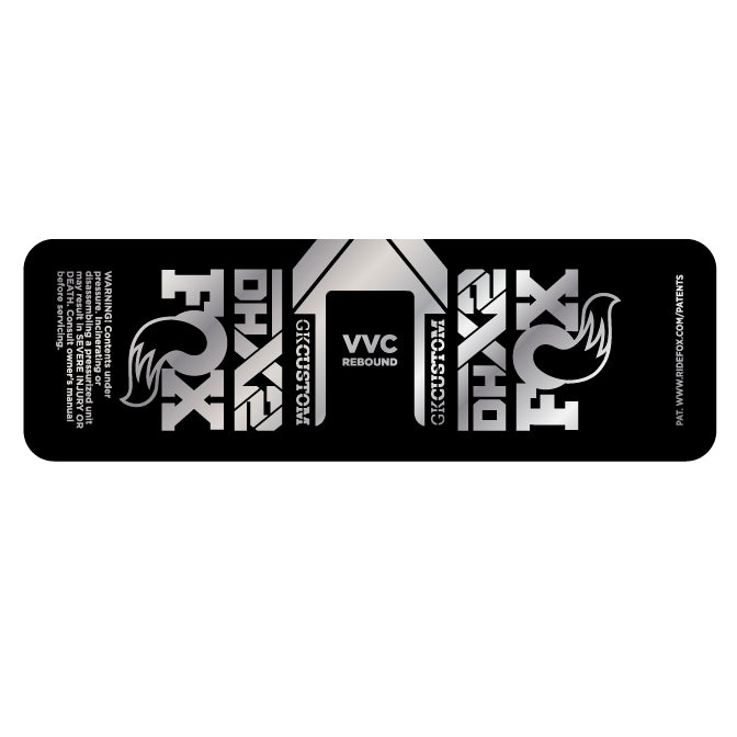 Ground Keeper Fox Float X2 Decals | MTB Shock Sticker – Ground Keeper ...