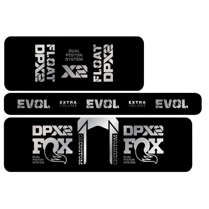 Ground Keeper Fox Float X2 Decals | MTB Shock Sticker – Ground Keeper ...