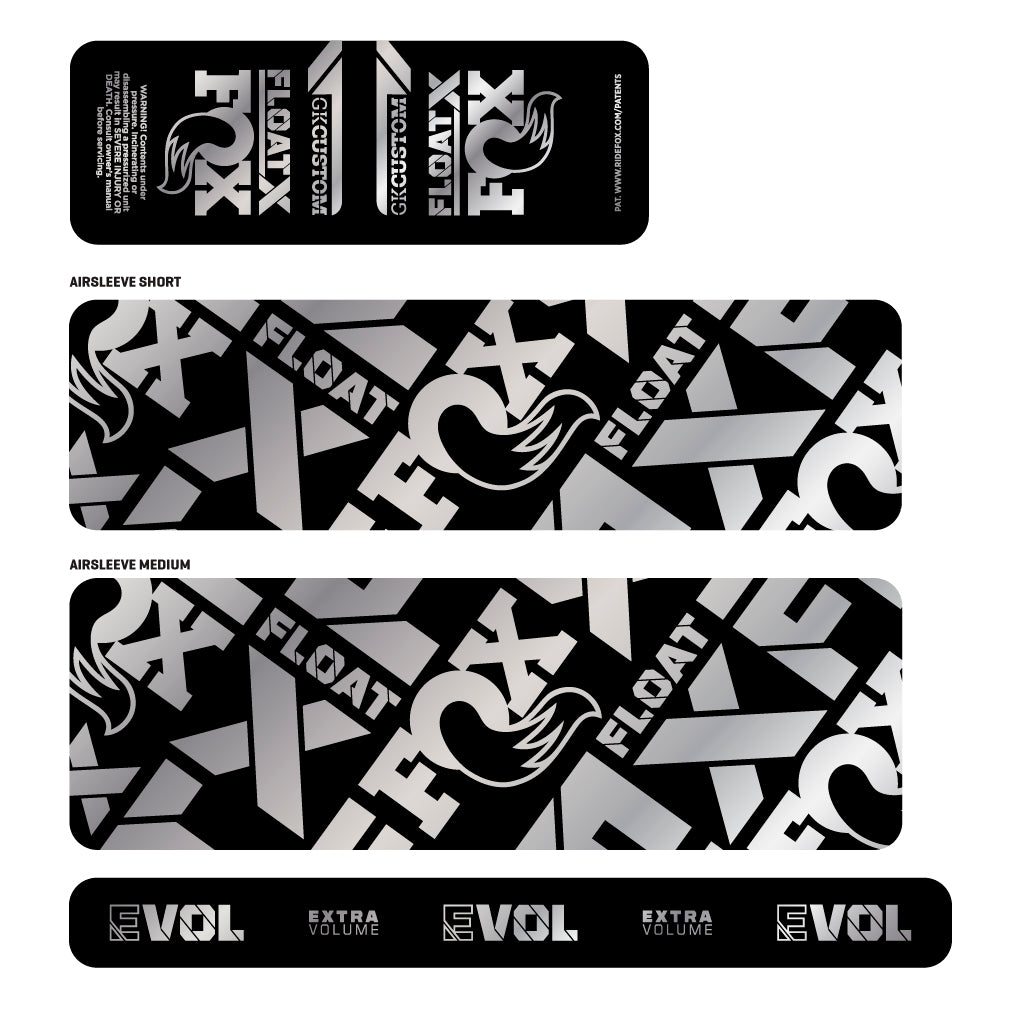 Ground Keeper Fox Float X2 Decals | MTB Shock Sticker – Ground Keeper ...