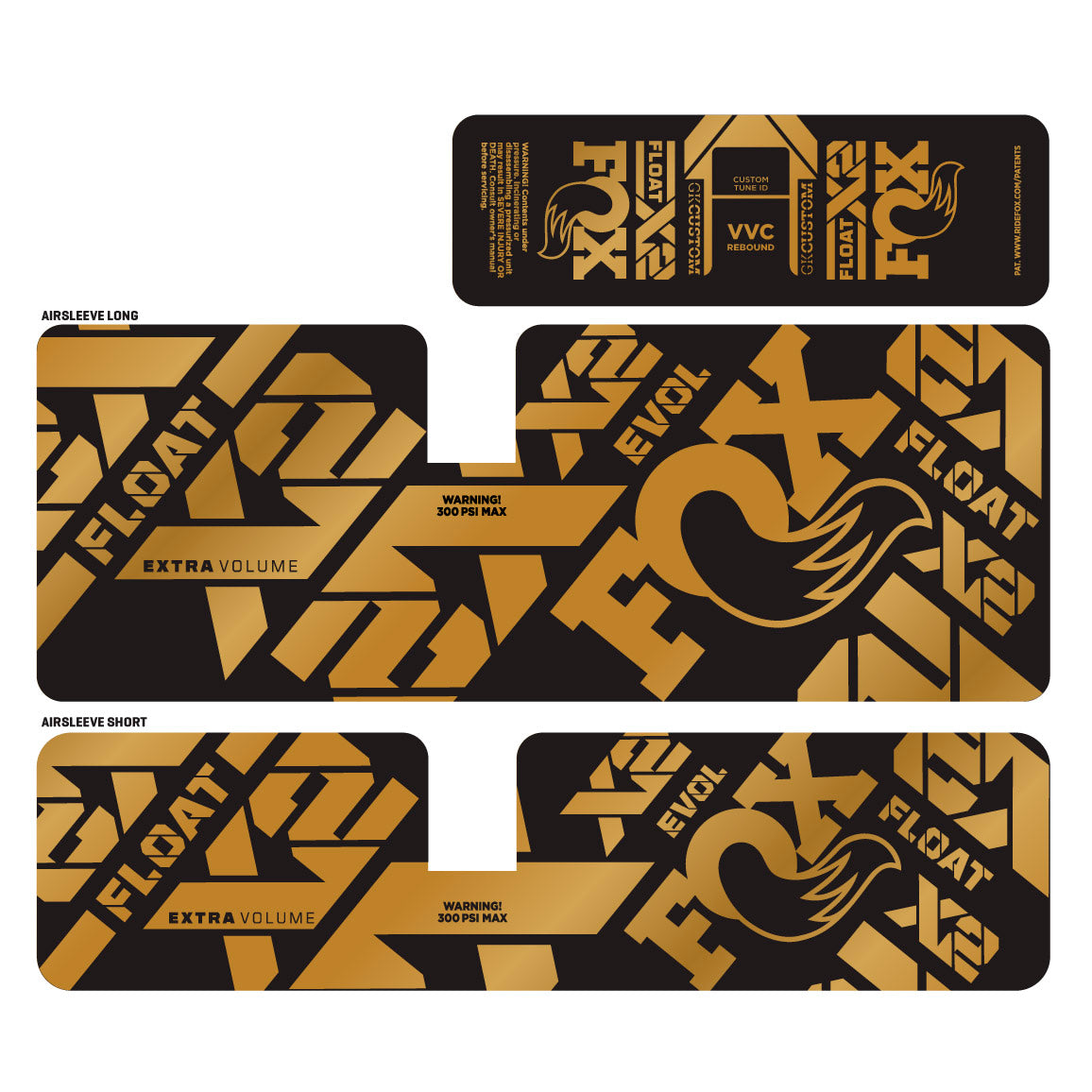 Ground Keeper Fox Float X2 Decals | MTB Shock Sticker – Ground Keeper ...