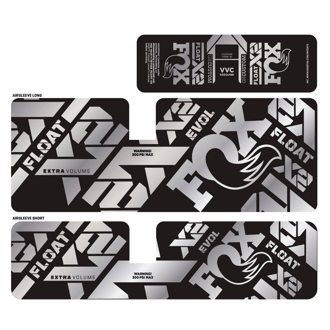 Ground Keeper Fox Float X2 Decals | MTB Shock Sticker – Ground Keeper ...