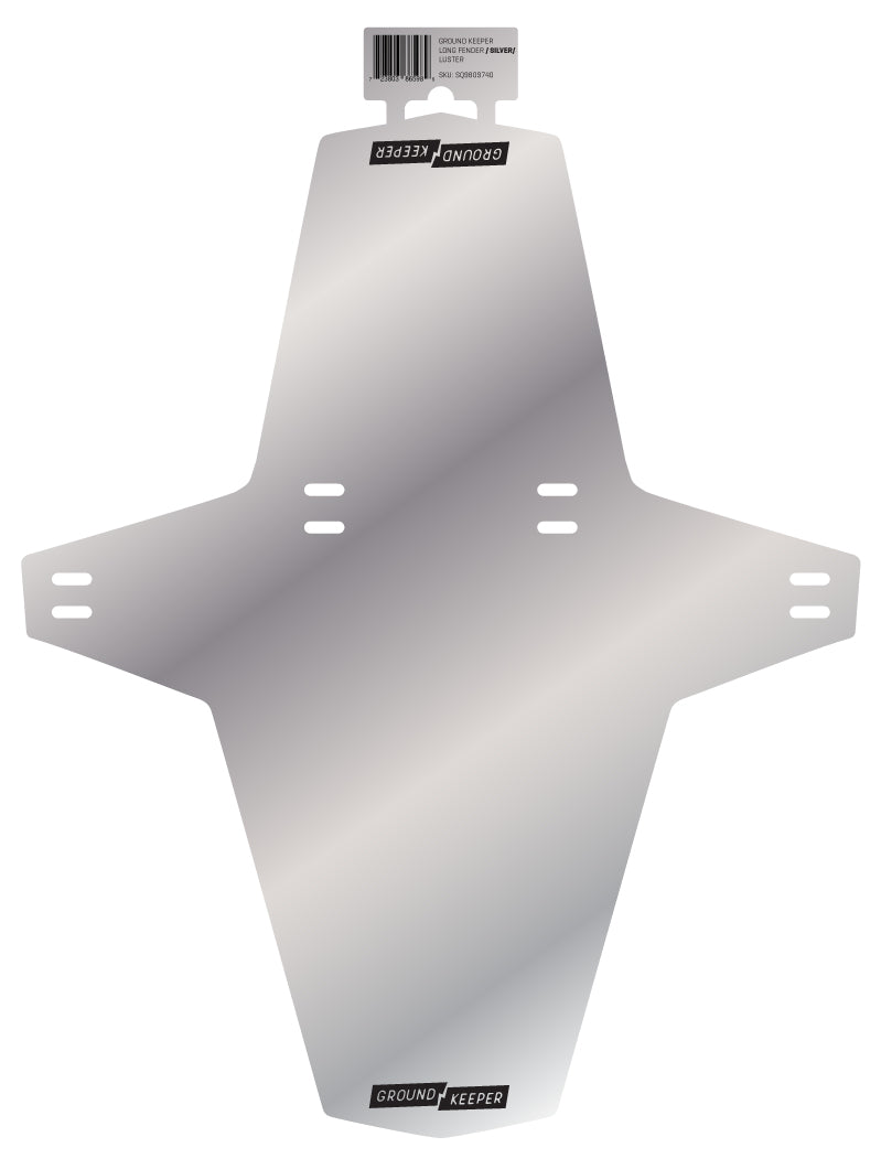 Metallic Silver Long Fender – Ground Keeper Custom