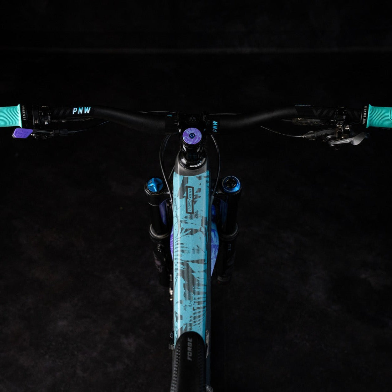 Tropical Glitch Frame Keeper - Transparent – Ground Keeper Custom