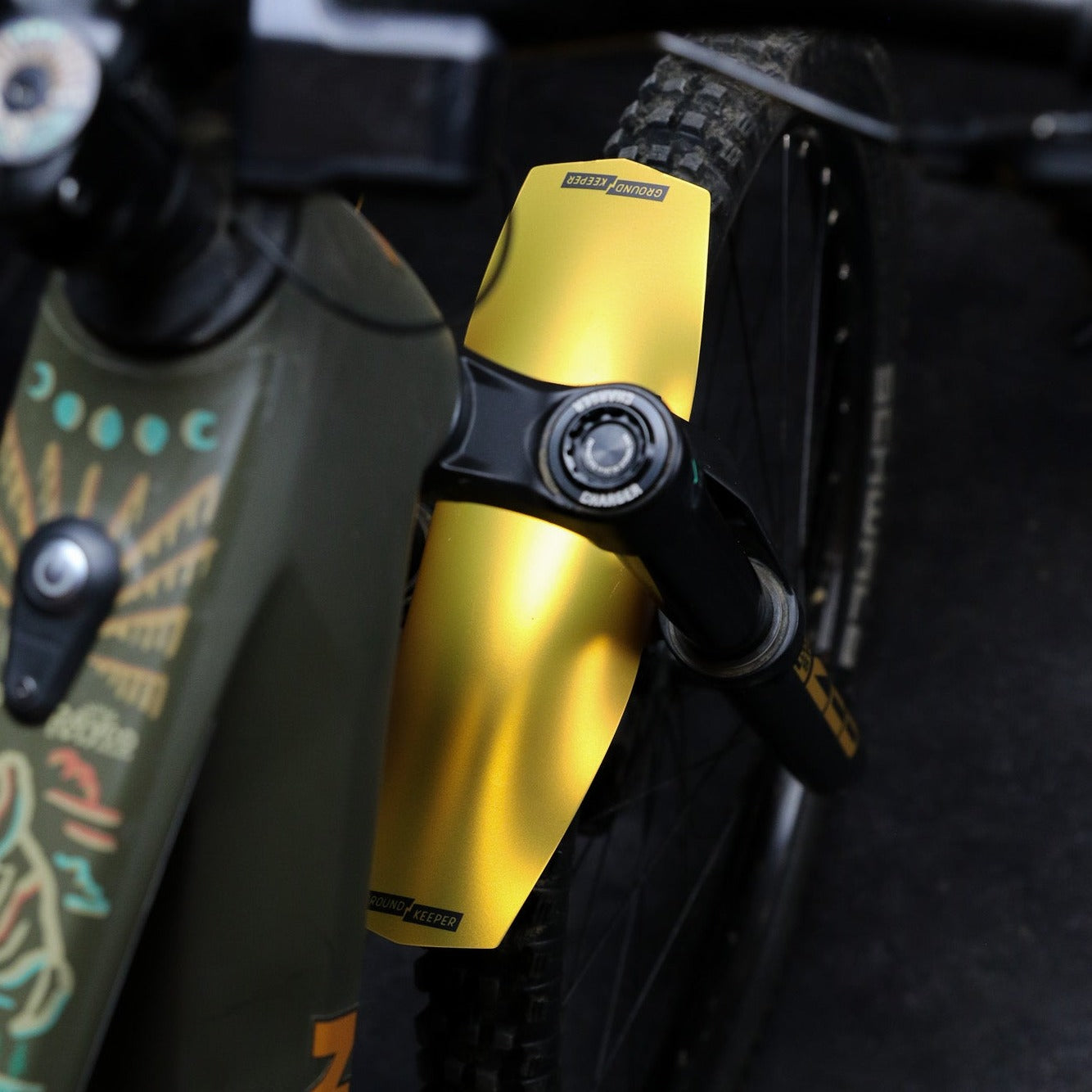 Metallic Gold Long Fender – Ground Keeper Custom