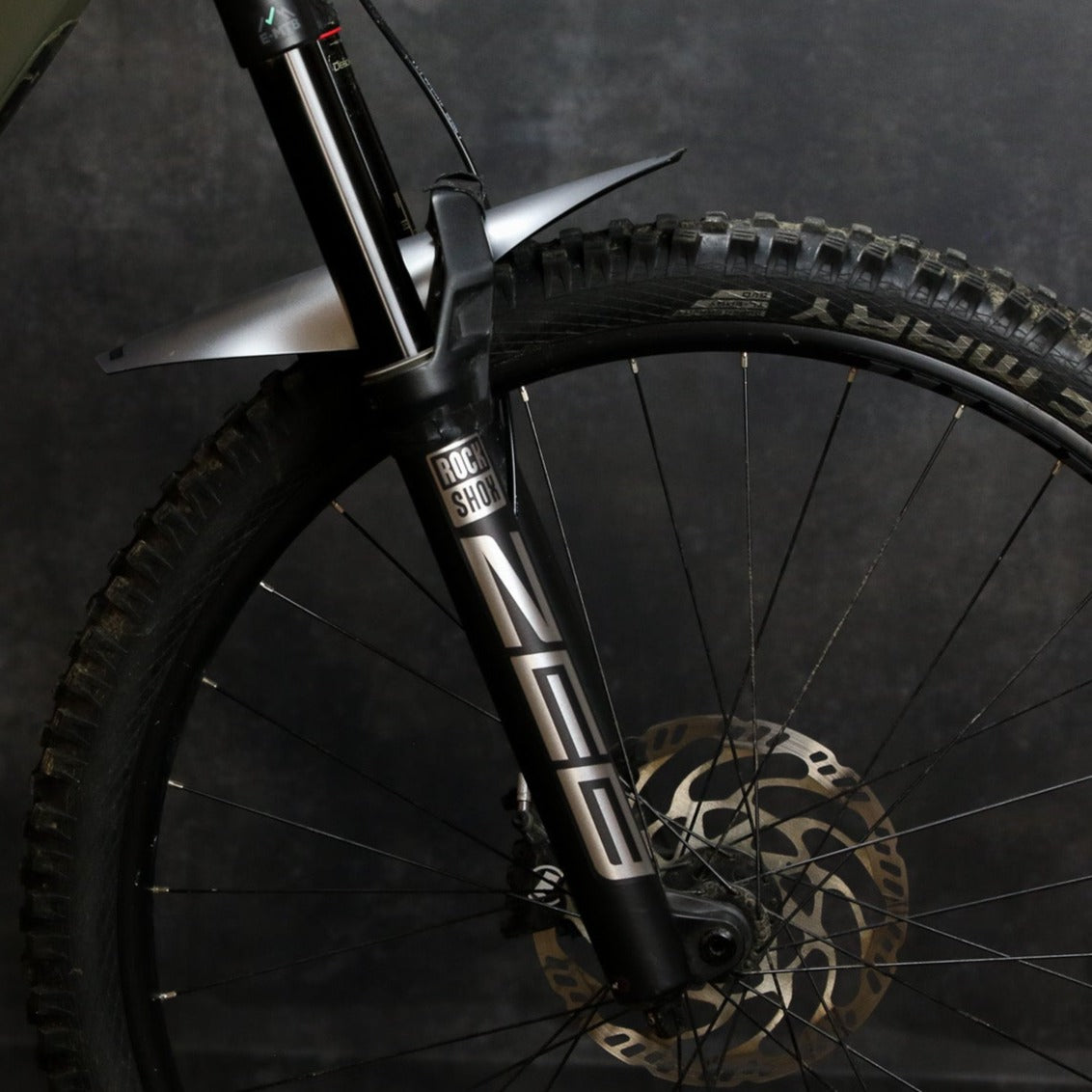 Metallic Silver Long Fender – Ground Keeper Custom