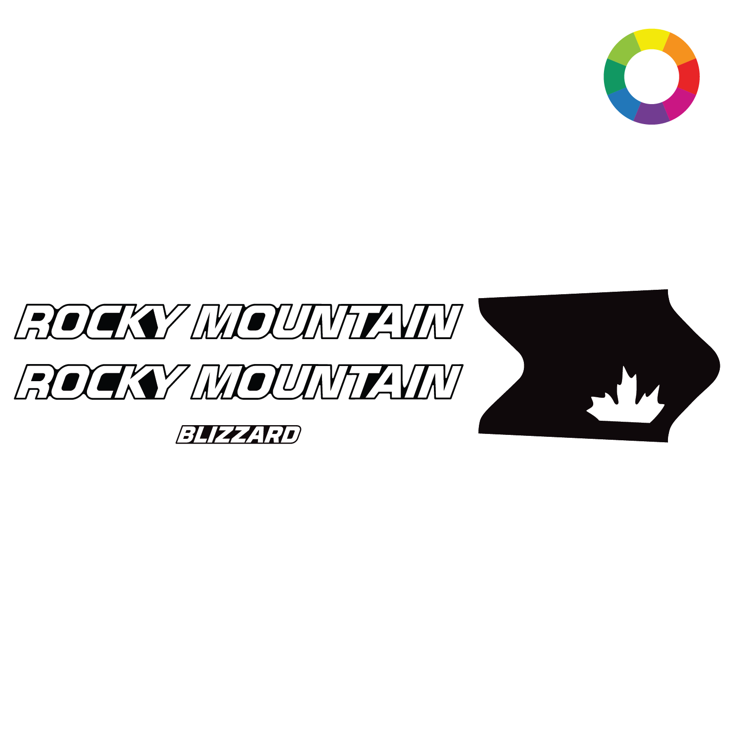 Custom 2024 Rocky Mountain Blizzard Decal Kit | Fully Customizable ...