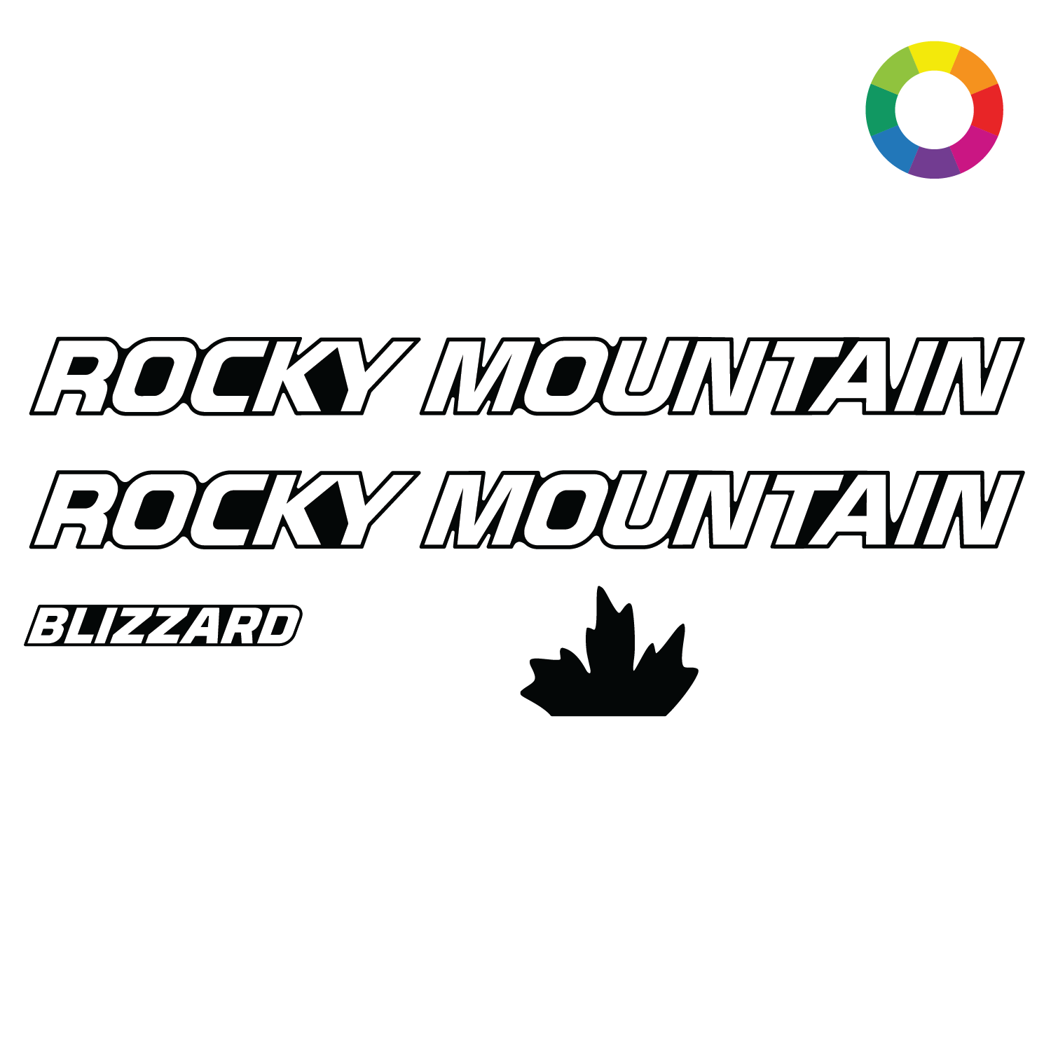 Custom 2024 Rocky Mountain Blizzard Decal Kit | Fully Customizable ...