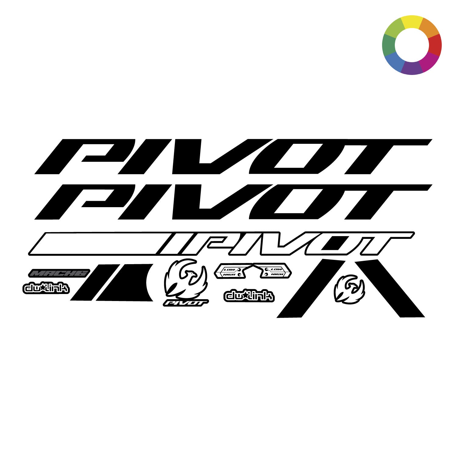 Custom Pivot Mach 6 Decal | Fully Customizable – Ground Keeper Custom
