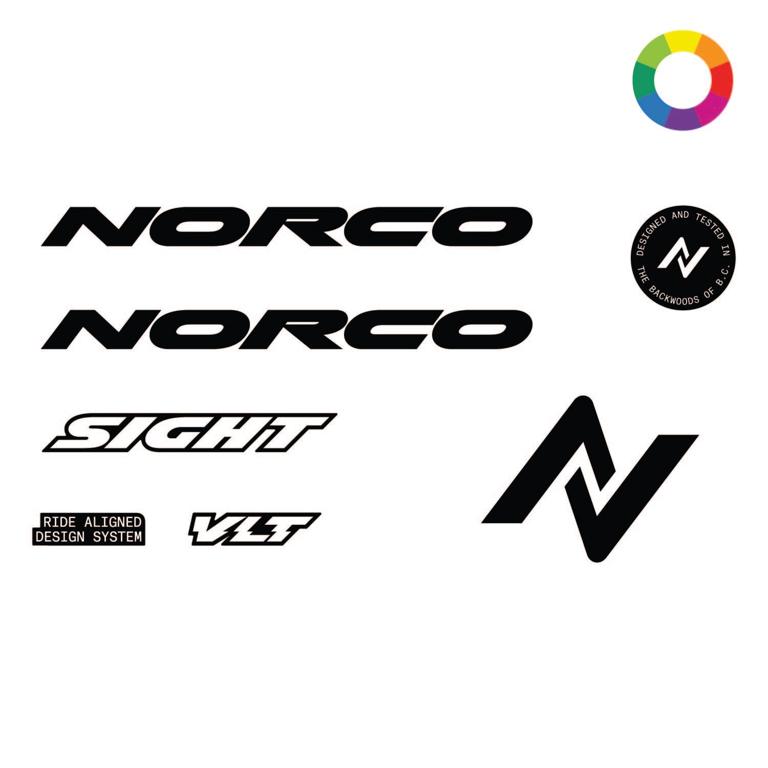 Custom 2024 Norco Sight VLT C Sizes 3-5 Decal Kit | Fully Customizable ...