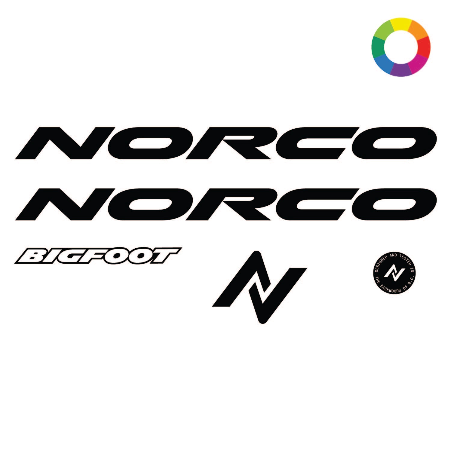 Custom 2024 Norco Bigfoot Decal Kit | Fully Customizable – Ground ...