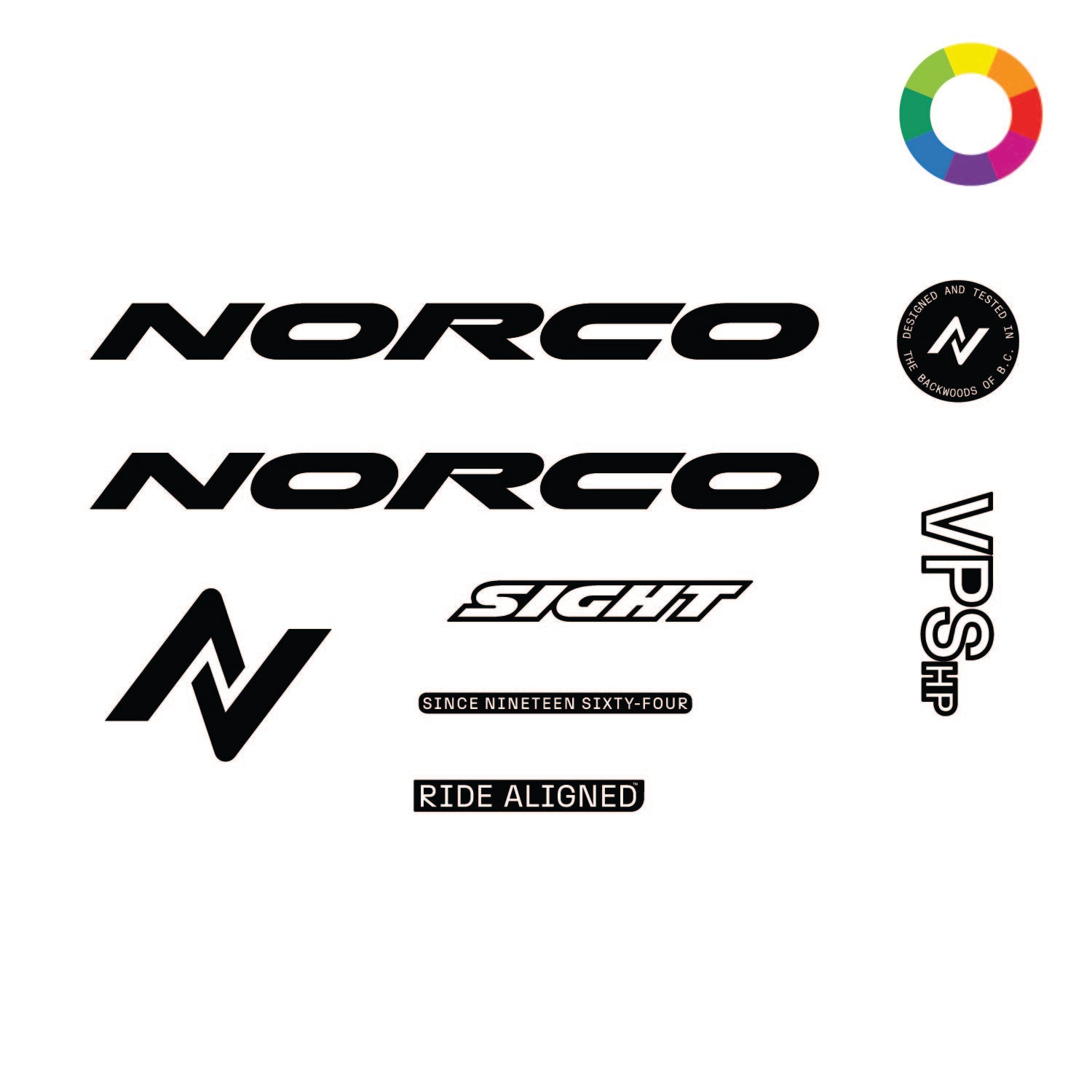 Custom 2025 Norco Sight 150 Carbon Sizes 3-5 Decal Kit | Fully ...