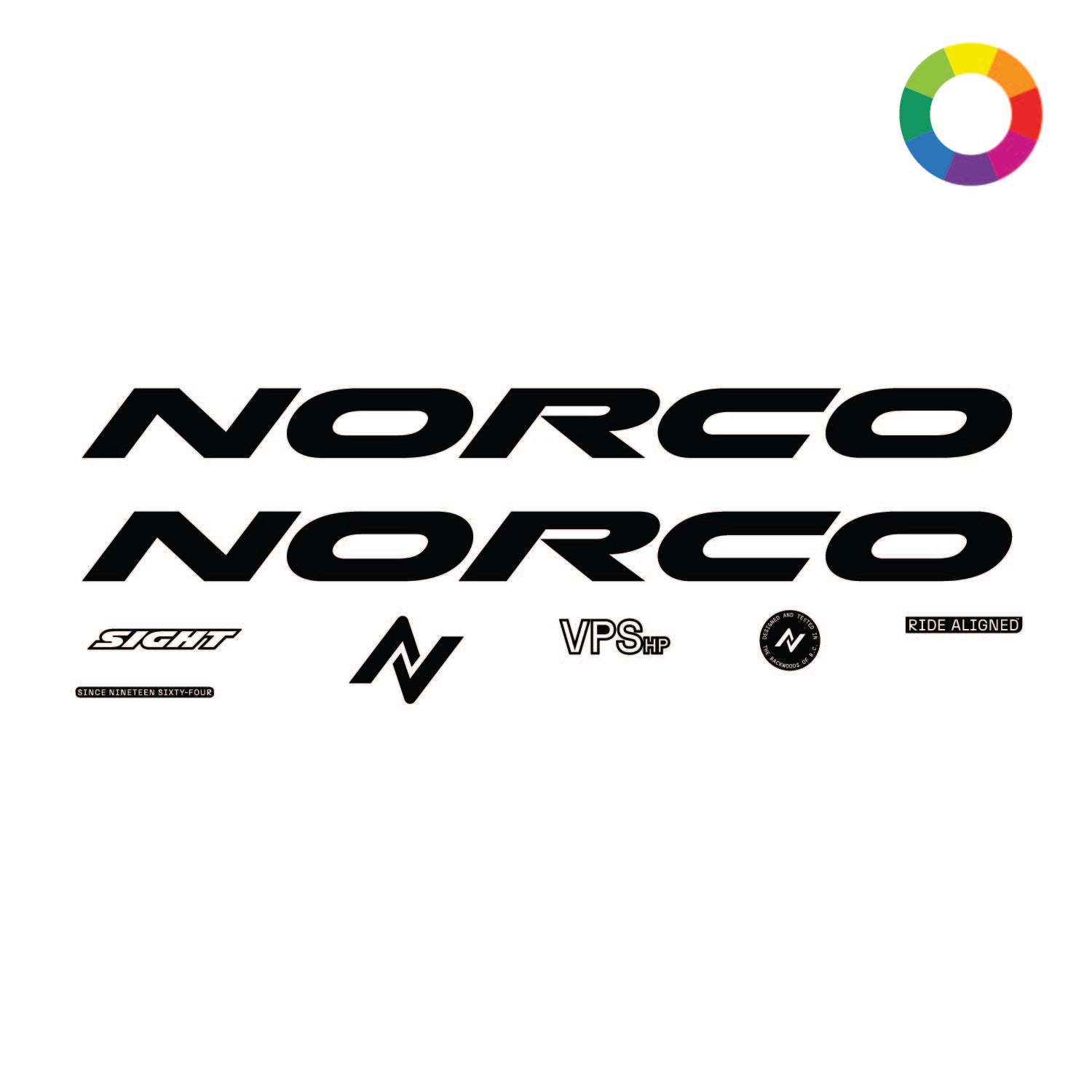 Custom 2025 Norco Sight 160 LT Alloy Sizes 1-2 Decal Kit | Fully ...