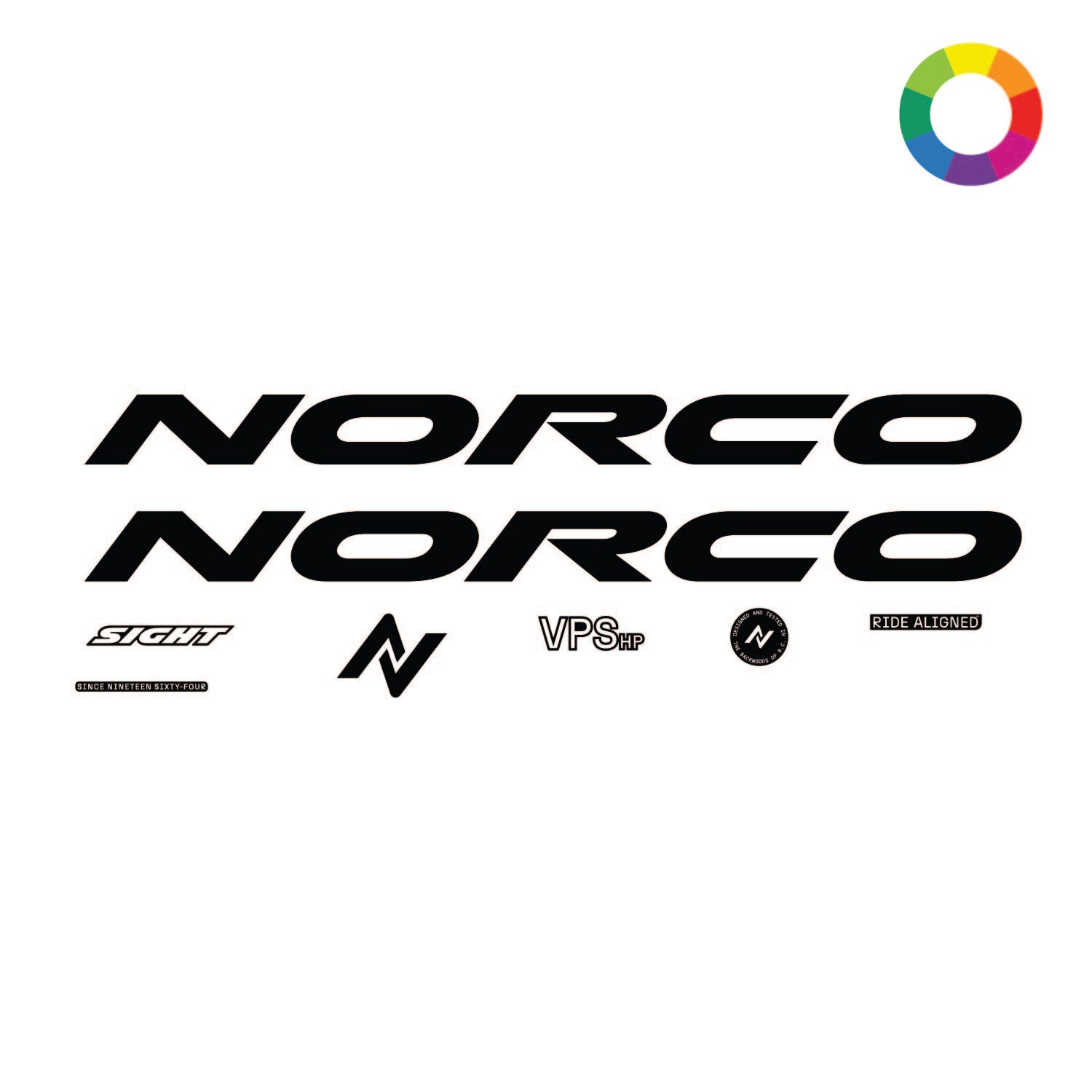 Custom 2025 Norco Sight 160 LT Alloy Sizes 3-5 Decal Kit | Fully ...