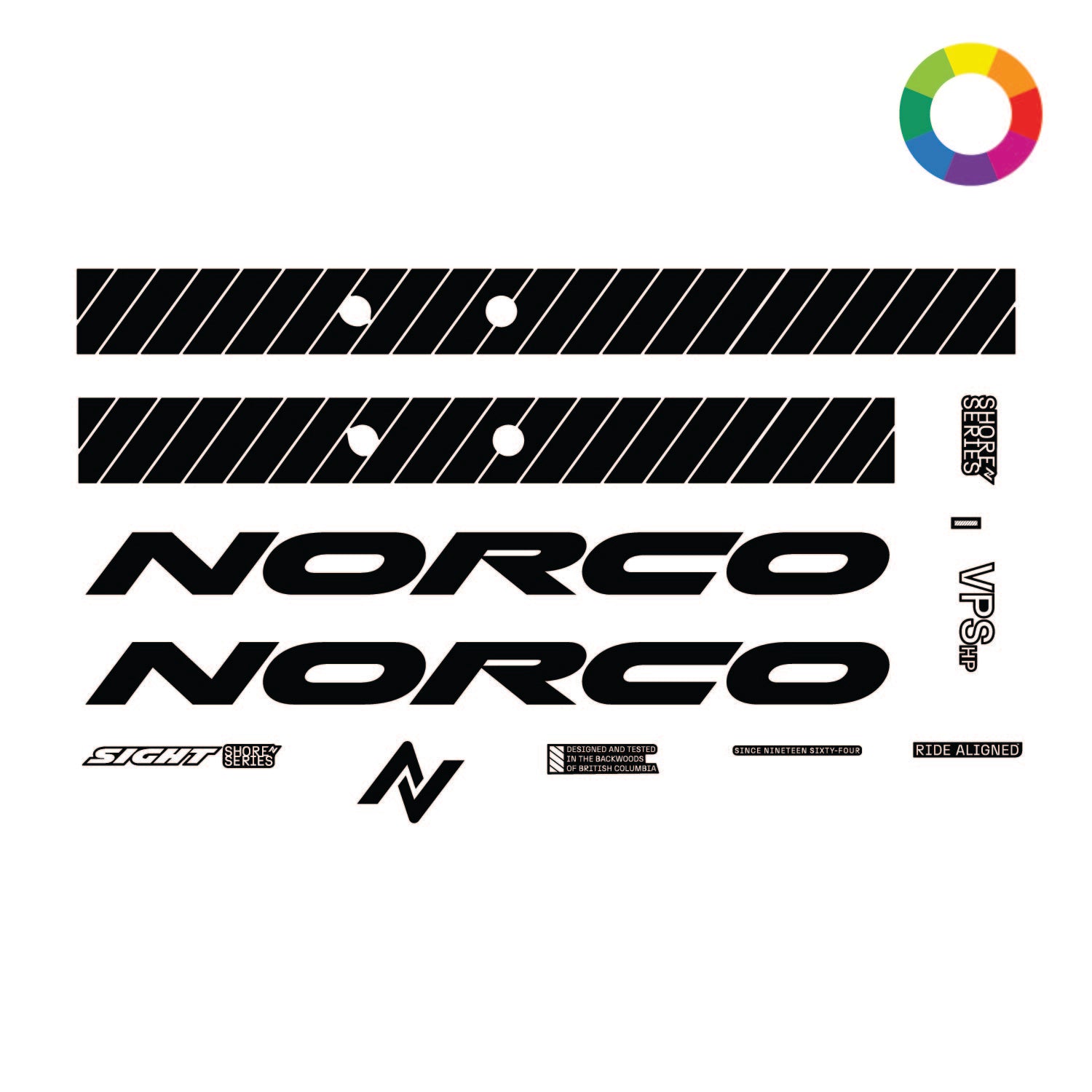 Custom 2025 Norco Sight 160 LT Carbon Sizes 1-2 Decal Kit | Fully ...