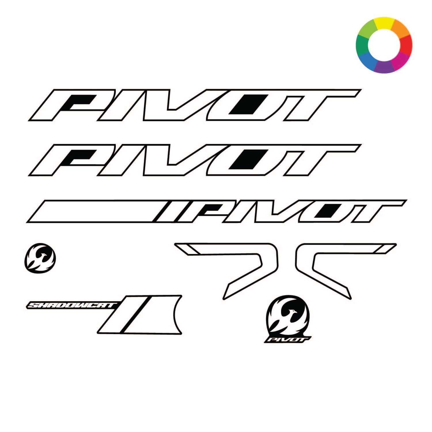 Custom 2021 Pivot Shadowcat Decal Kit | Fully Customizable – Ground ...