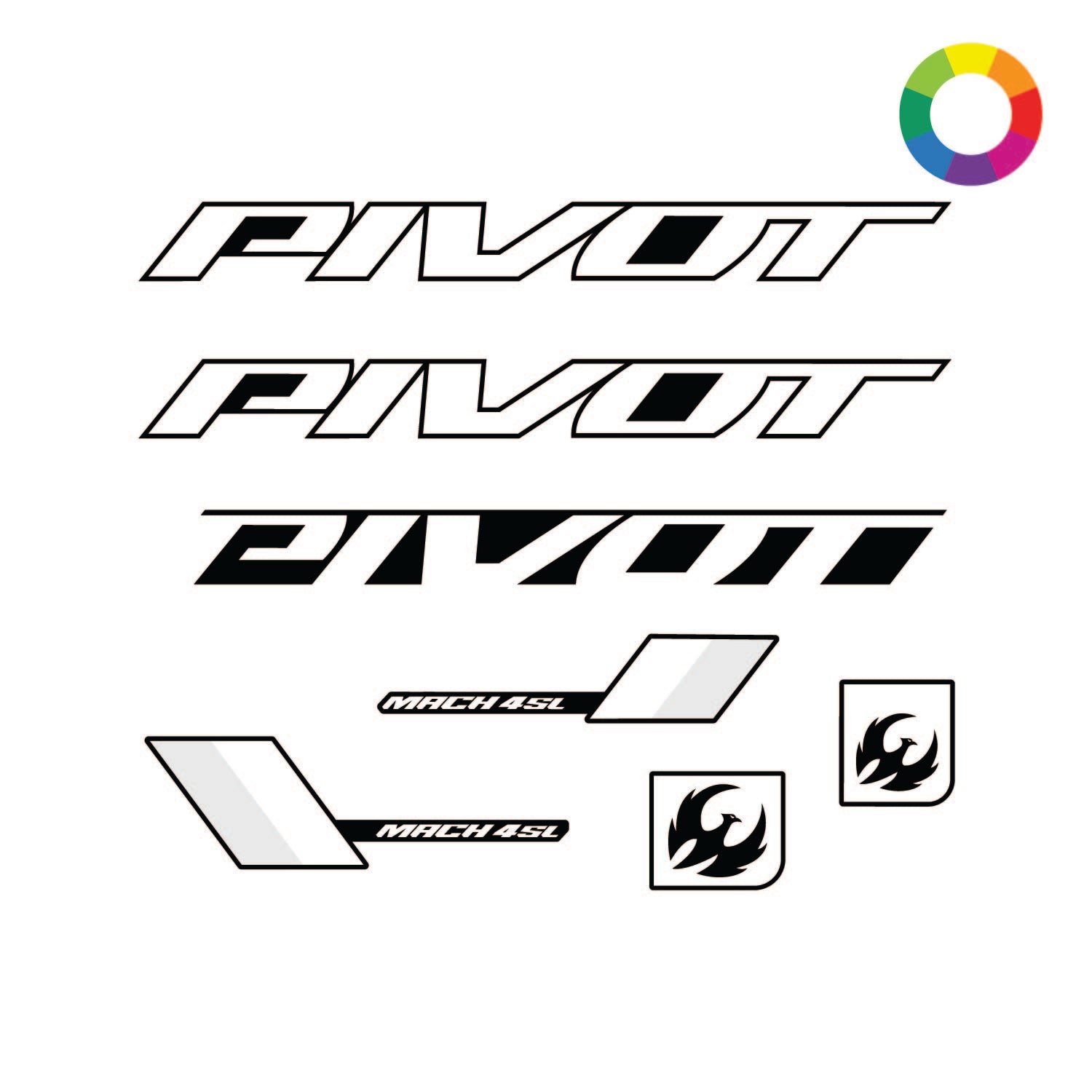 Custom 2023 Pivot Mach 4 SL Decal Kit | Fully Customizable – Ground ...