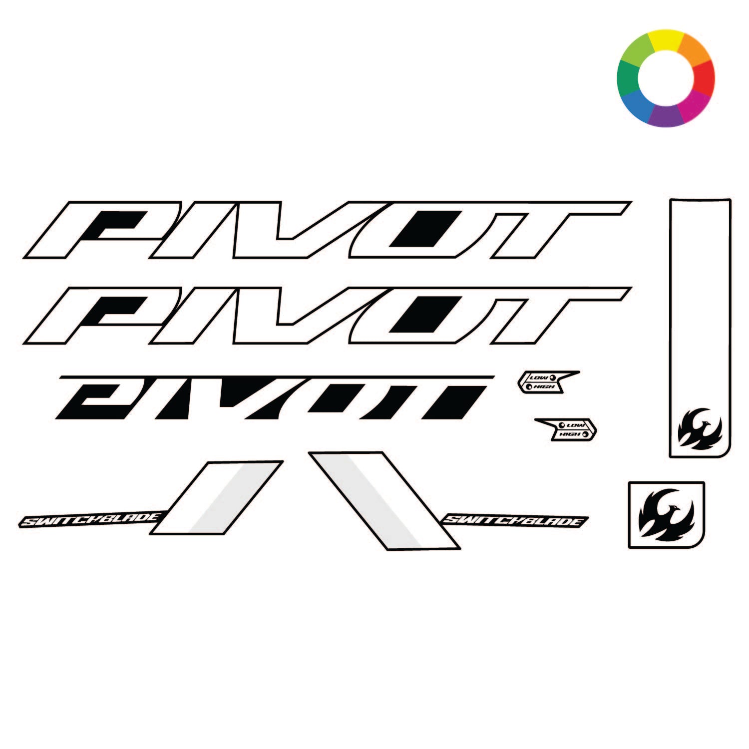 Custom 2024 Pivot Switchblade Decal Kit | Fully Customizable – Ground ...