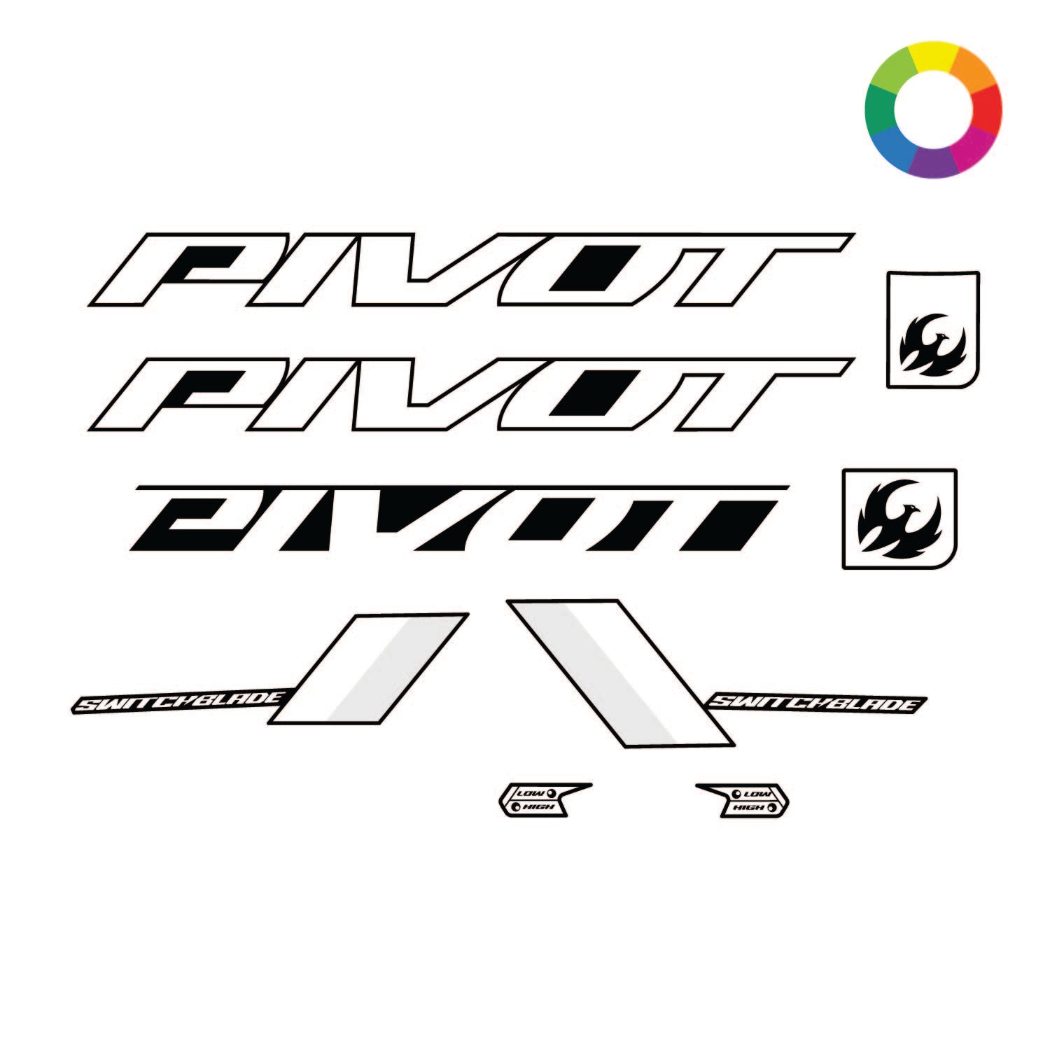 Custom 2024 Pivot Switchblade Decal Kit | Fully Customizable – Ground ...