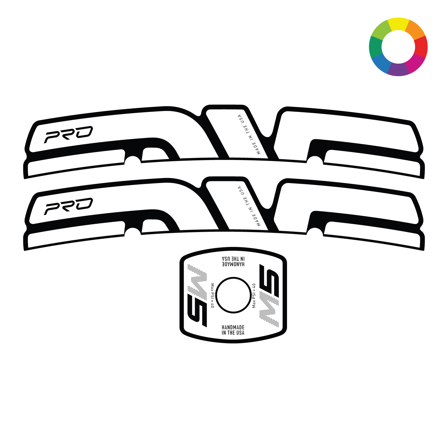 Custom ENVE M5 Pro Rim Decals | Fully Customizable – Ground Keeper Custom