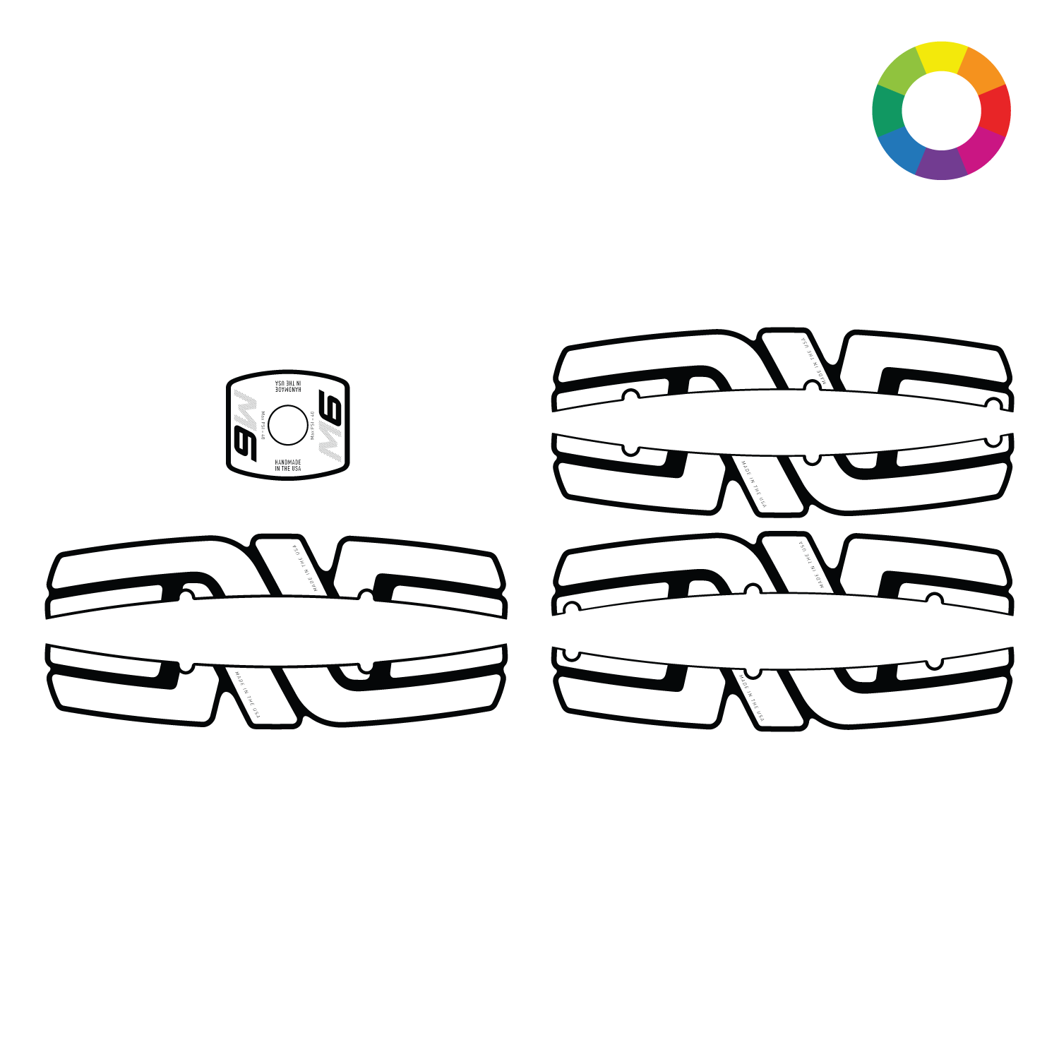 Custom ENVE M6 29" Rim Decals | Fully Customizable – Ground Keeper Custom