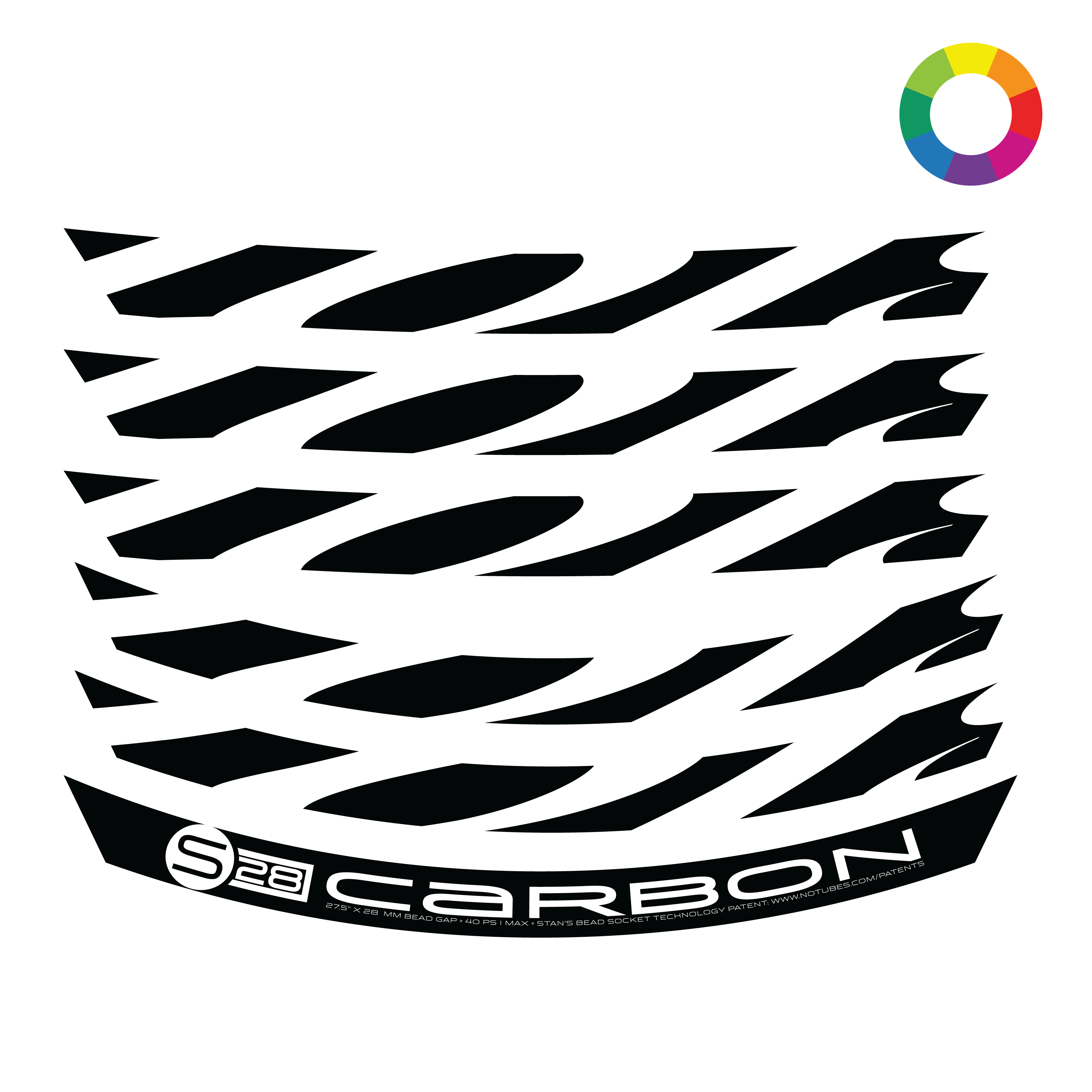 Custom 2023 Ibis S28 Carbon 27.5" Rim Decals | Fully Customizable ...