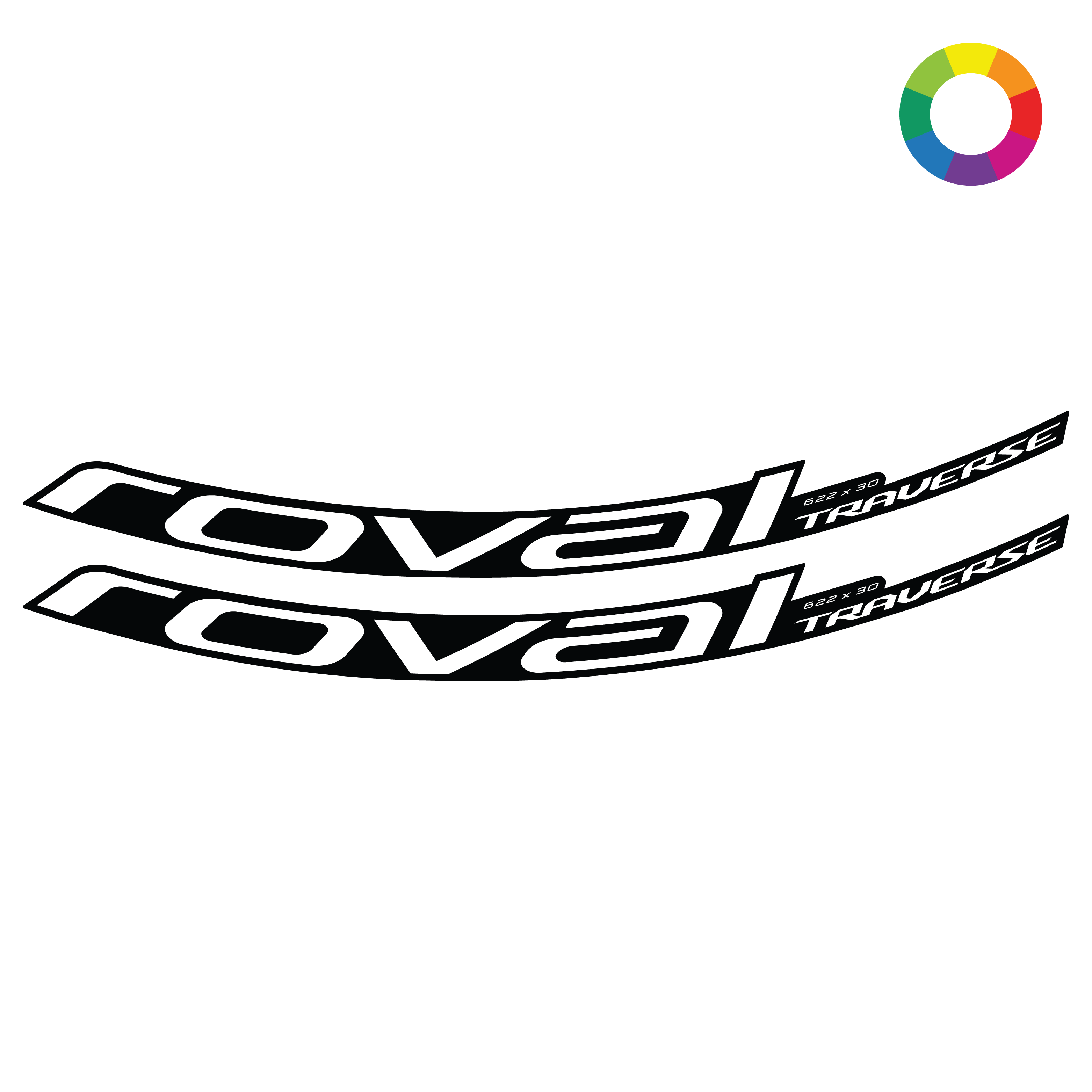 Custom 2019 Roval Traverse Alloy 29" Rim Decals | Fully Customizable ...