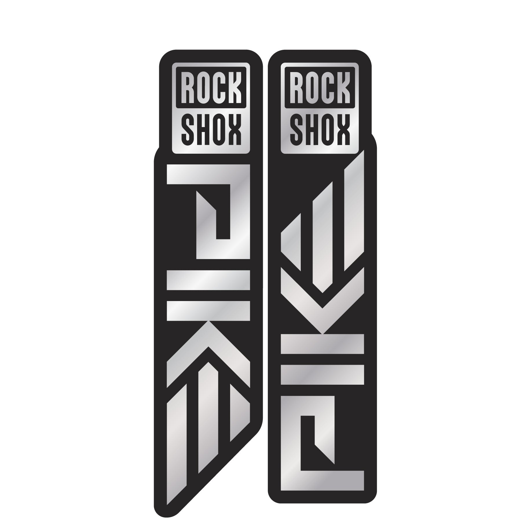 Metallic RockShox Pike Fork Decal – Ground Keeper Custom