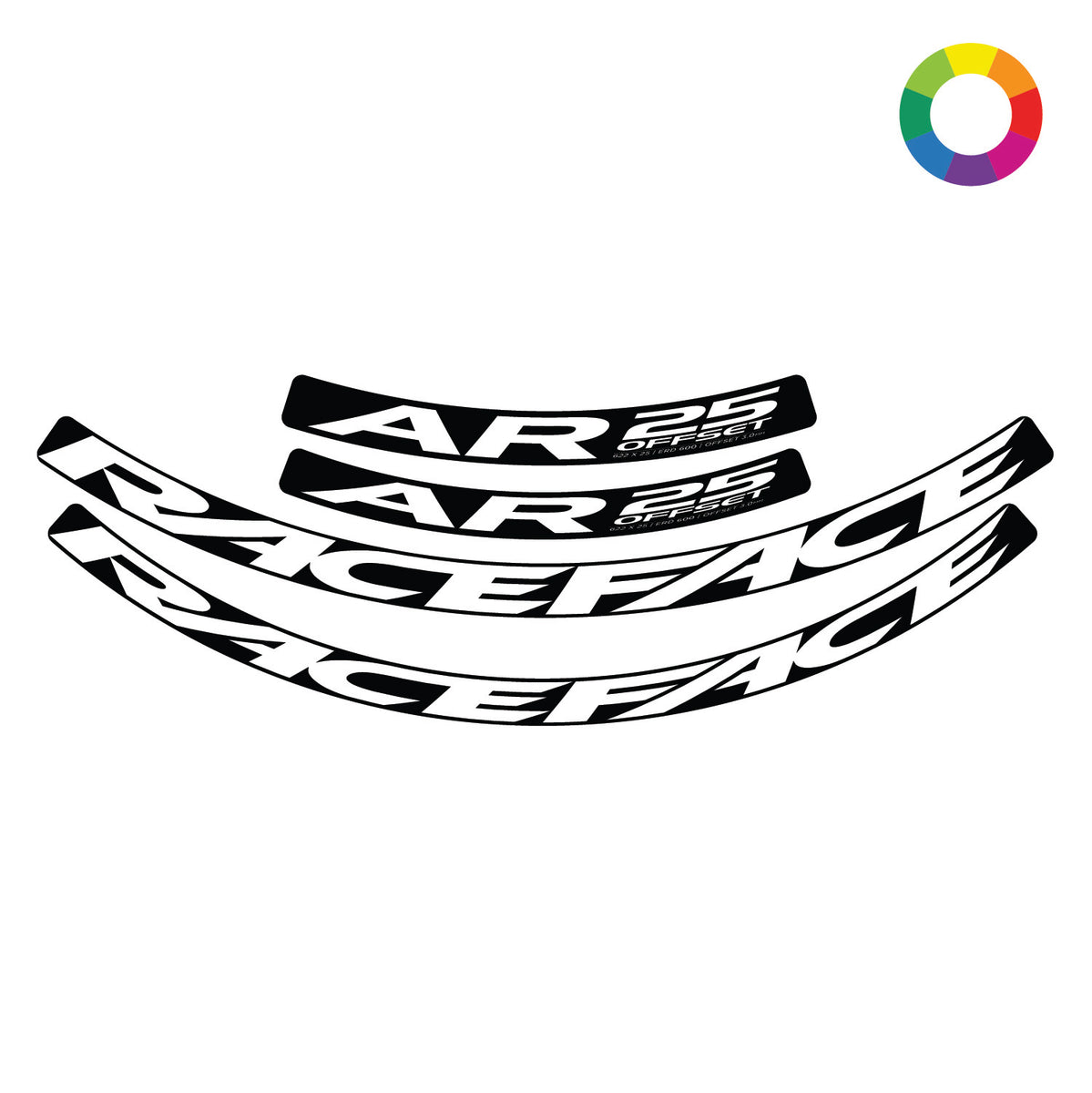 Custom Race Face AR 25 29" Rim Decal | Fully Customizable – Ground ...