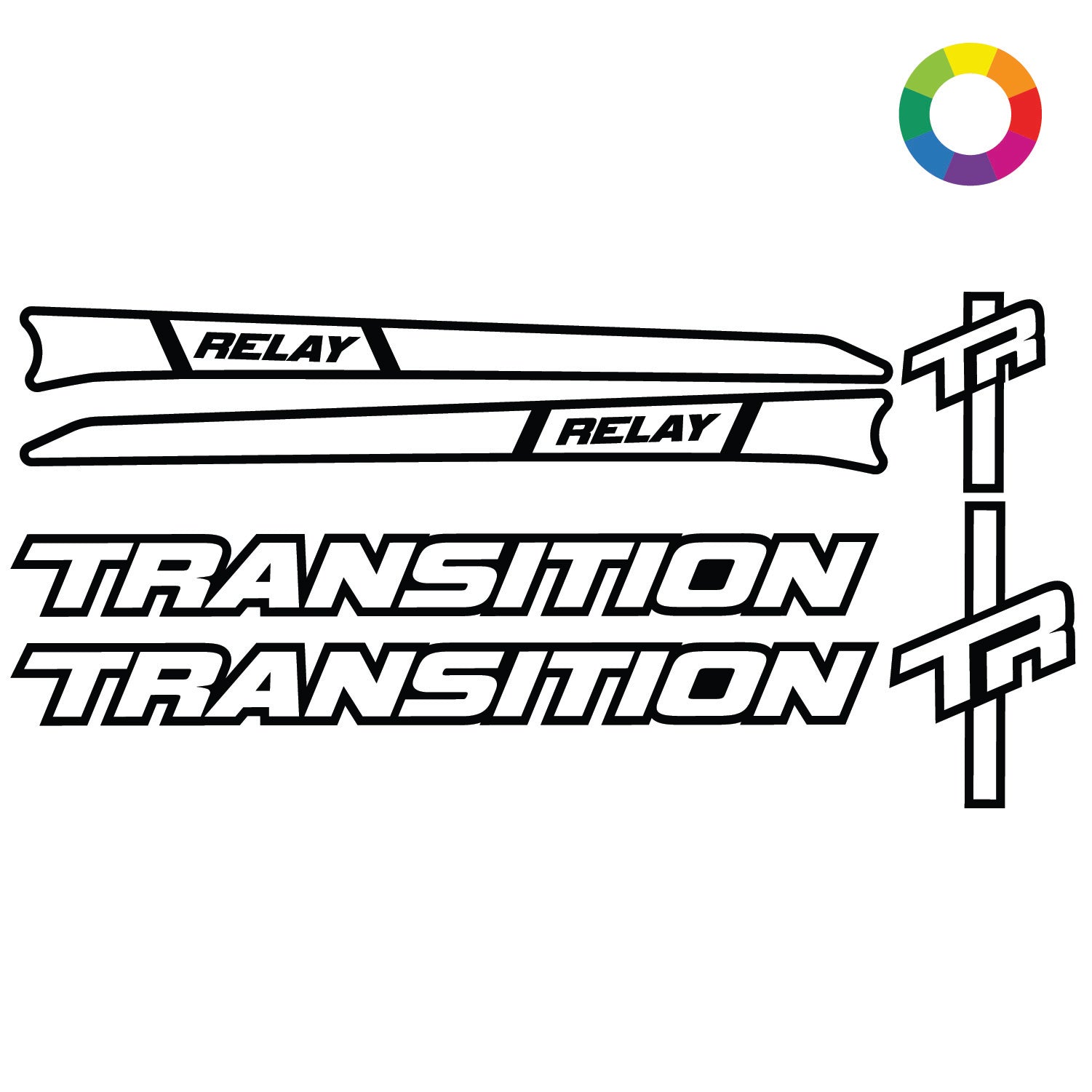 Custom 2023 Transition Relay Carbon Decal Kit | Fully Customizable ...