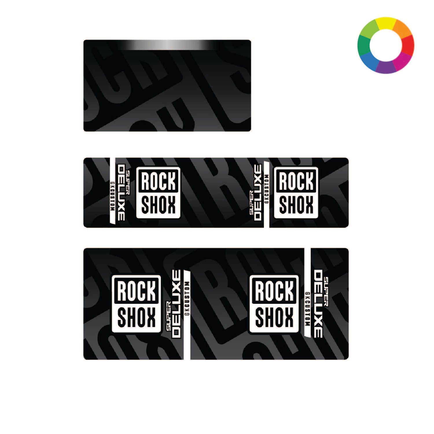 Ground Keeper RockShox Super Deluxe Decals | Fully Customizable ...