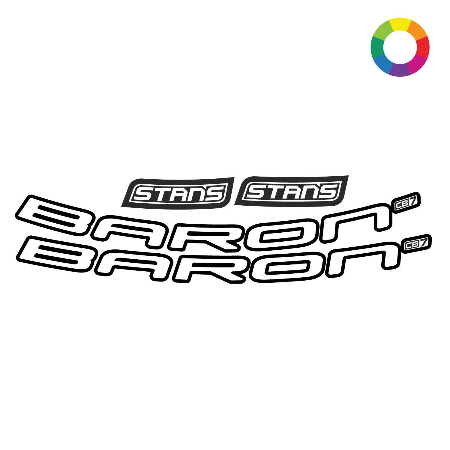 Custom Stan's BARON CB7 29" Rim Decal | Fully Customizable – Ground ...