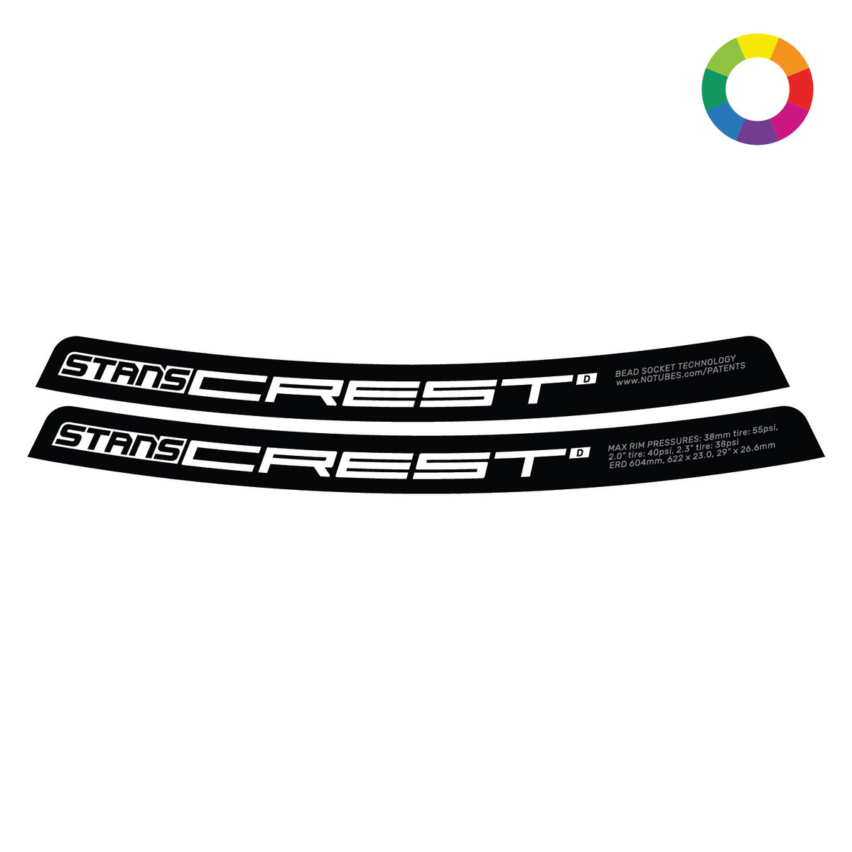 Custom Stan's CREST D 29" Rim Decal | Fully Customizable – Ground ...