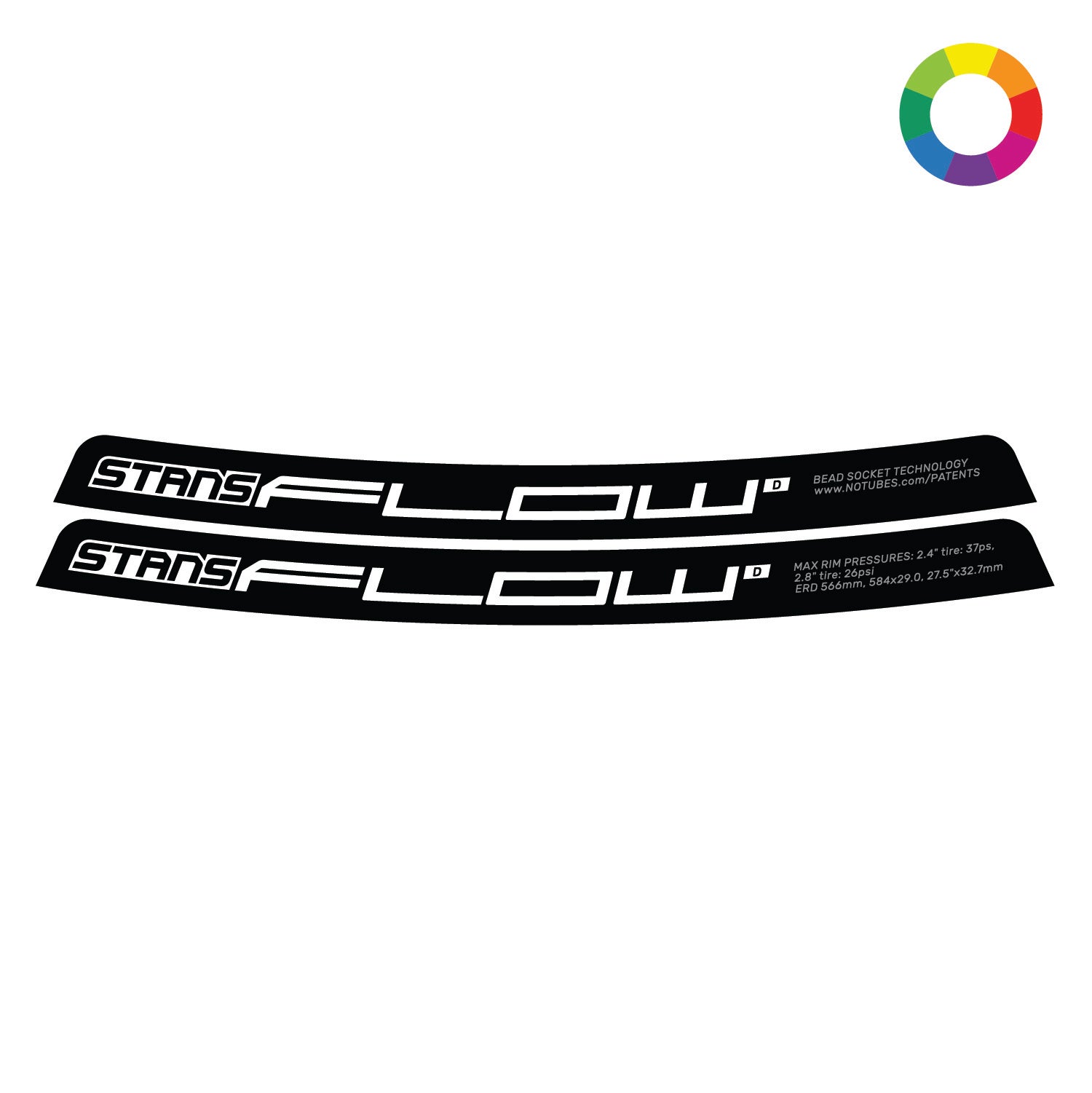 Custom Stan's FLOW D 27.5" Rim Decal | Fully Customizable – Ground ...