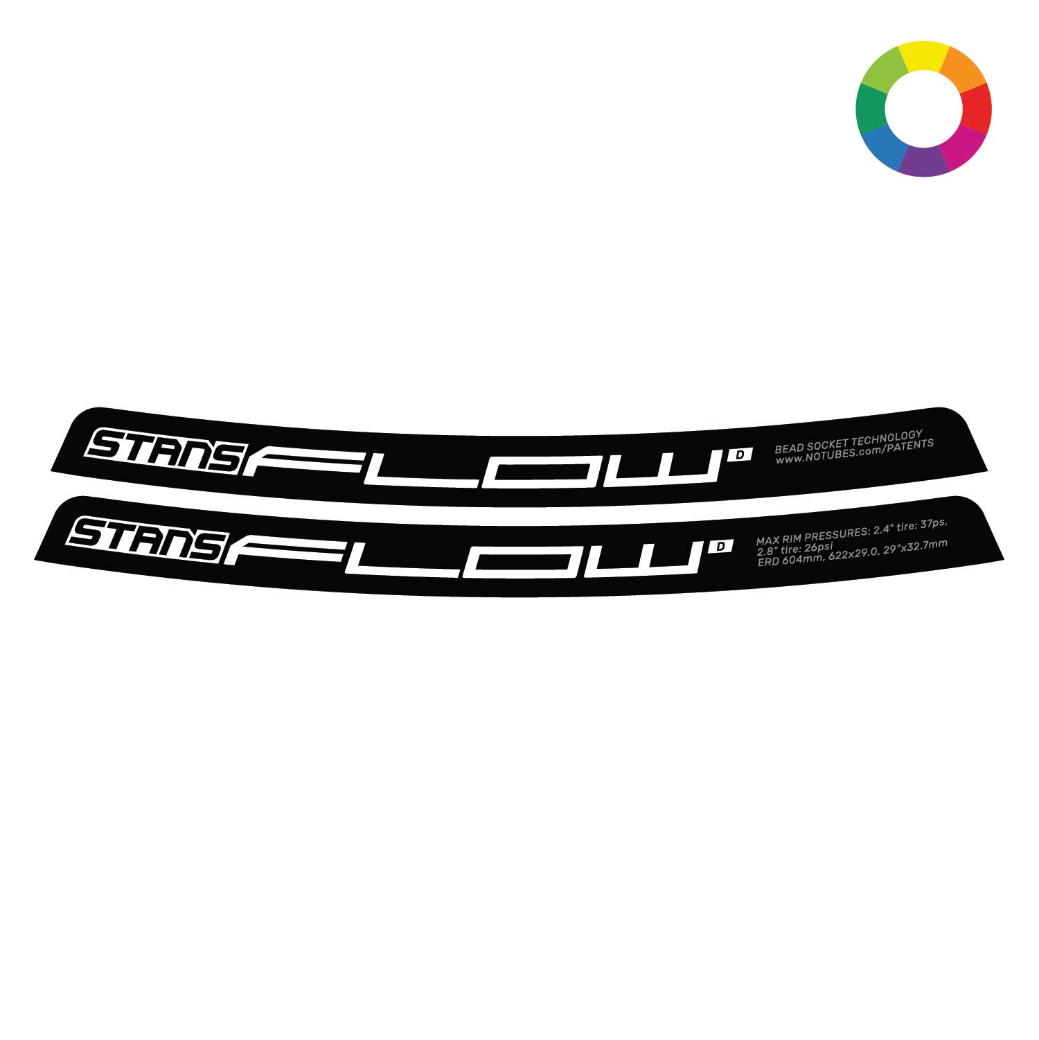 Custom Stan's FLOW D 29" Rim Decal | Fully Customizable – Ground Keeper ...