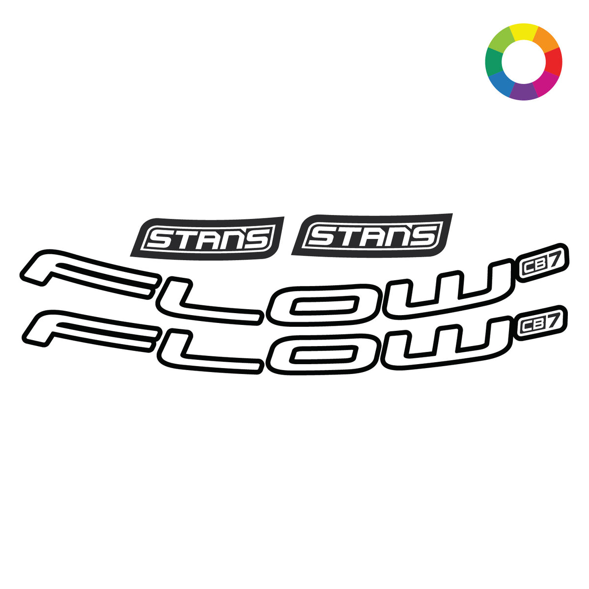Custom Stan's FLOW CB7 29" Rim Decal – Ground Keeper Custom