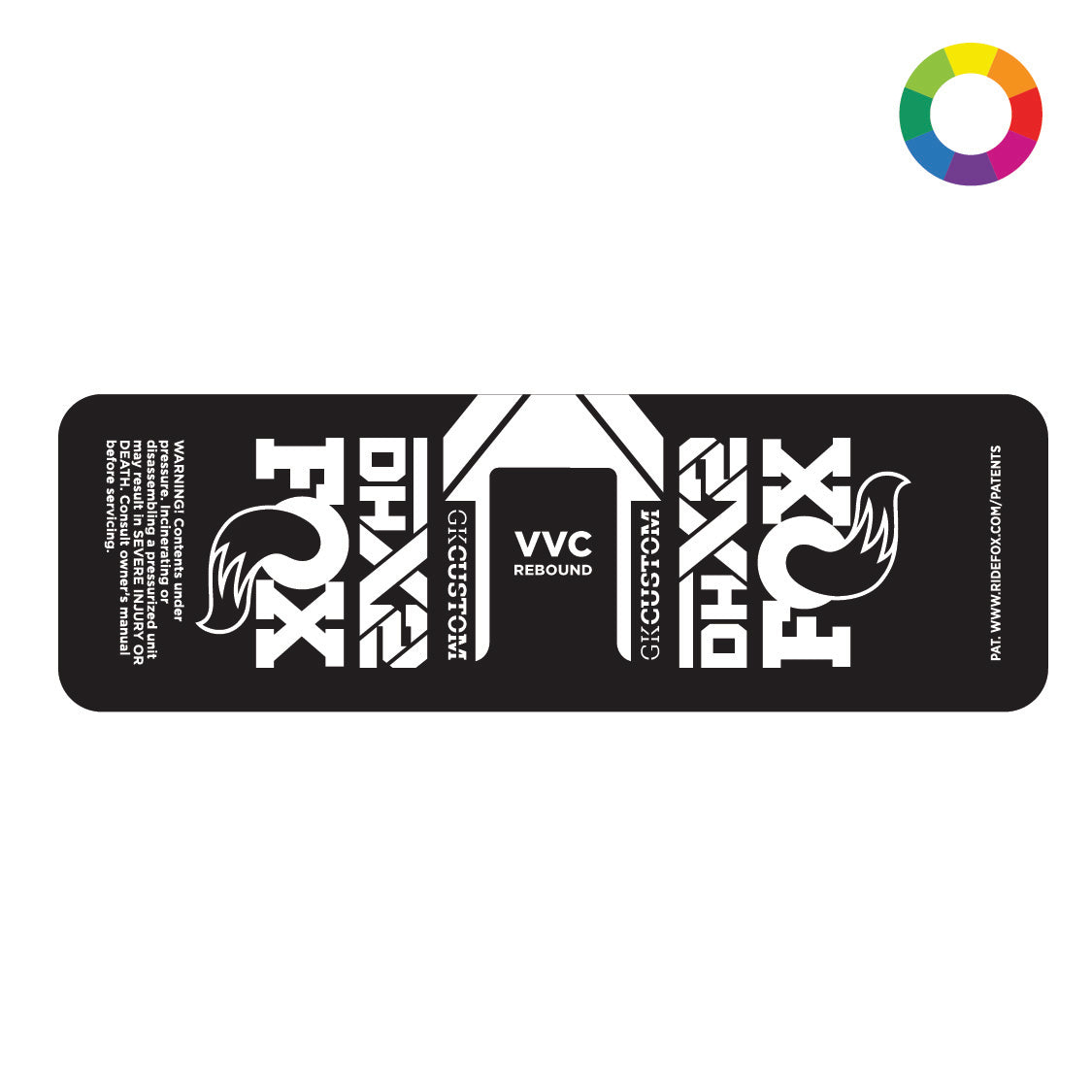 Ground Keeper Custom Fox DHX2 Factory Decals | Fully Customizable
