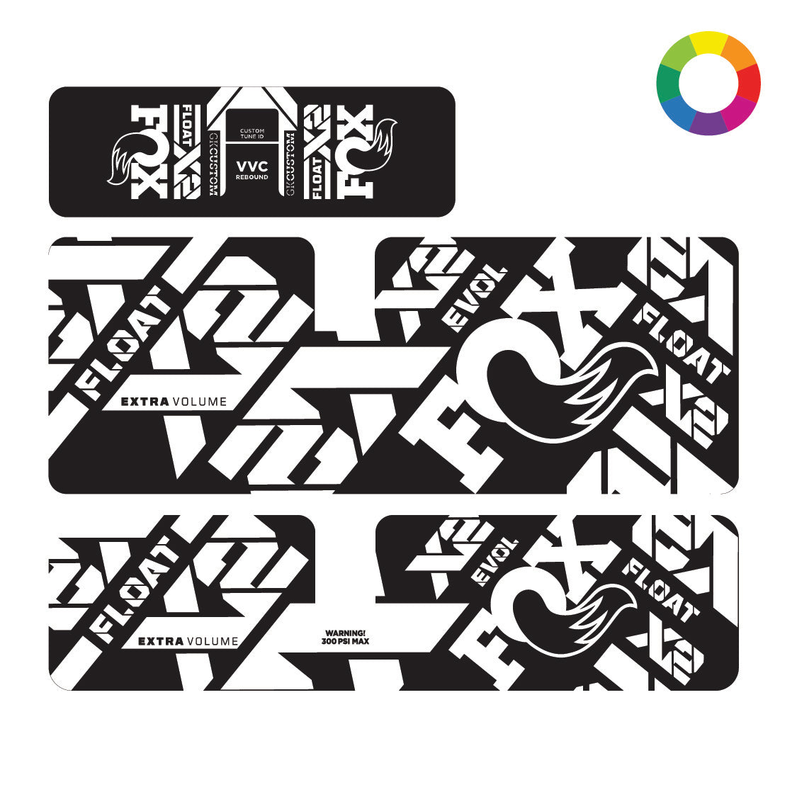Ground Keeper Custom Fox X2 Factory Decals | Fully Customizable