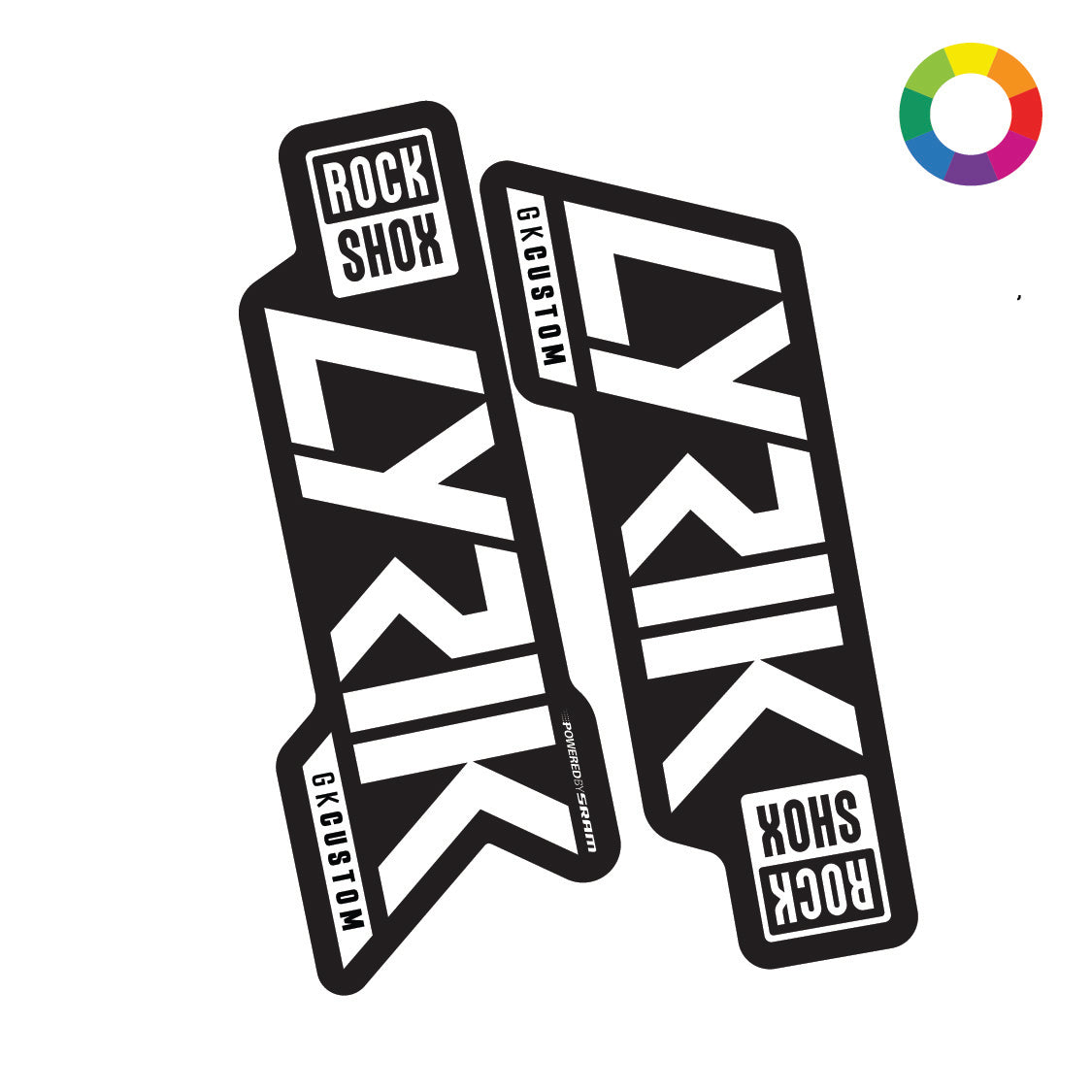 Ground Keeper RockShox 2021 Lyrik Decals | Fully Customizable – Ground ...